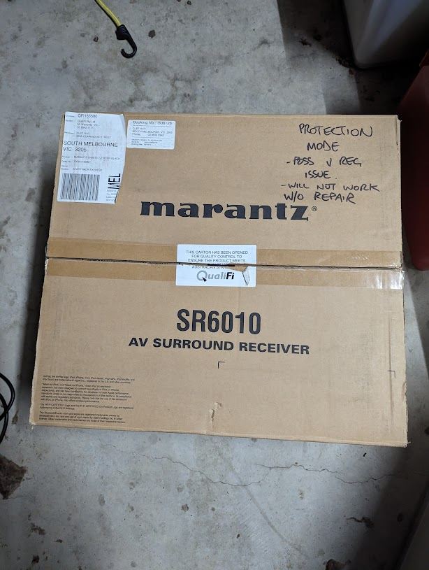 TAKEN: Free - Marantz SR6010 with protection fault issue - Pay it Forward | Giveaways - StereoNET