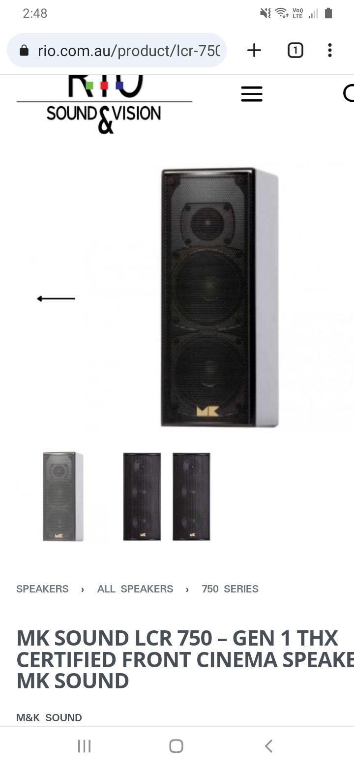 Krix acqustic MK2 vs M&k 750 Thx gen 1 - Home Cinema General Discussion - StereoNET