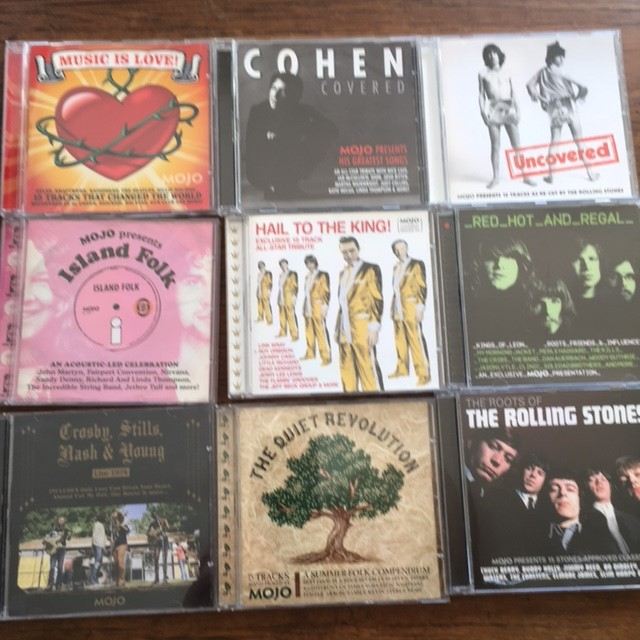 MOJO Magazine CD's x 73 in Jewel Cases - Vinyl, CD, and Blu-ray - StereoNET