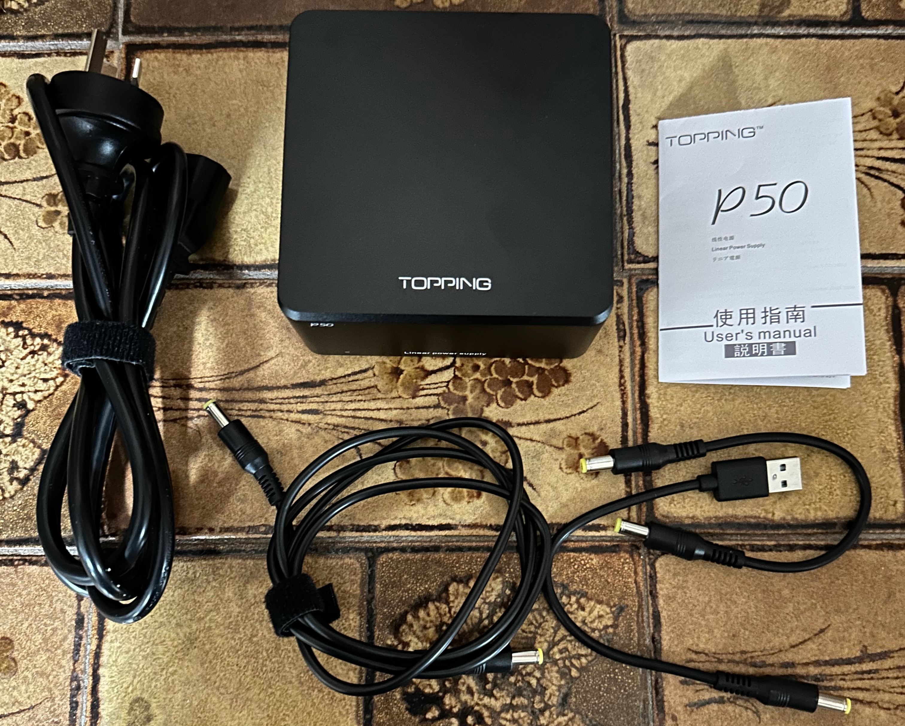 Topping P50 Linear Power Supply (2x 5v + 15v) - Hi-Fi and Cinema Cables ...