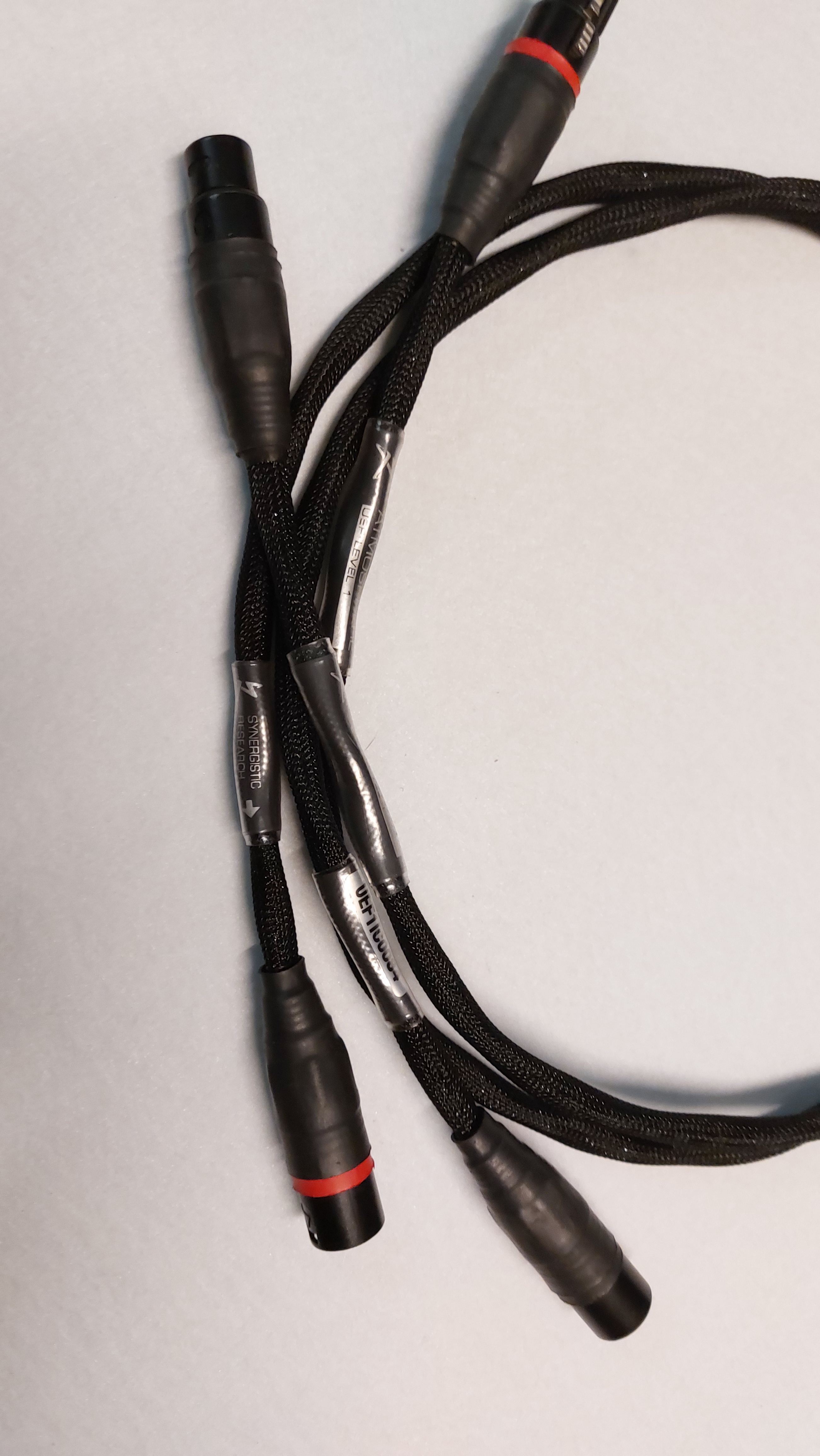 Synergistic Research Atmosphere Level1 balanced cables. 1m - Hi-Fi and ...