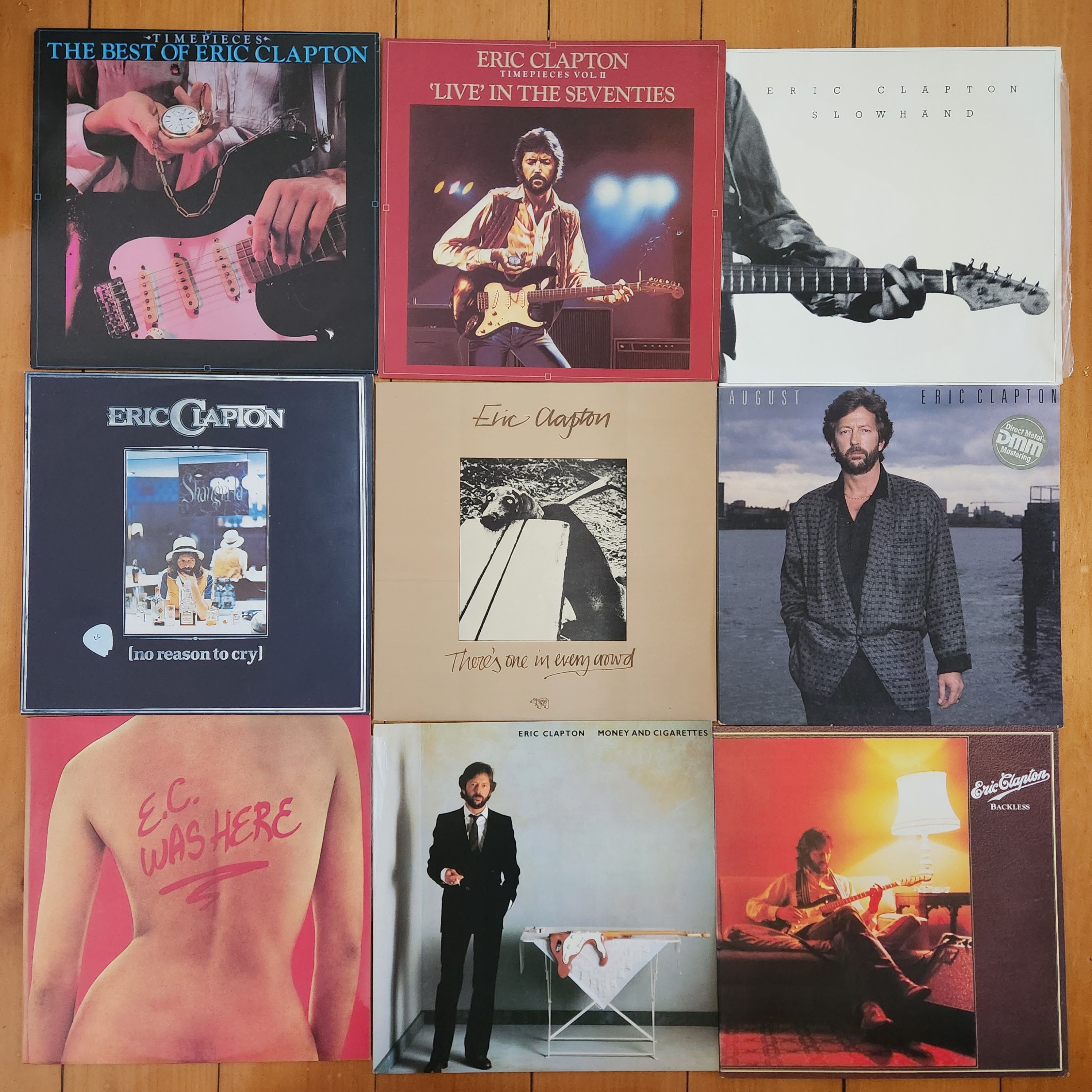 Eric Clapton LP bundle x 9 |﻿ Vinyl, CD, and Blu-ray
