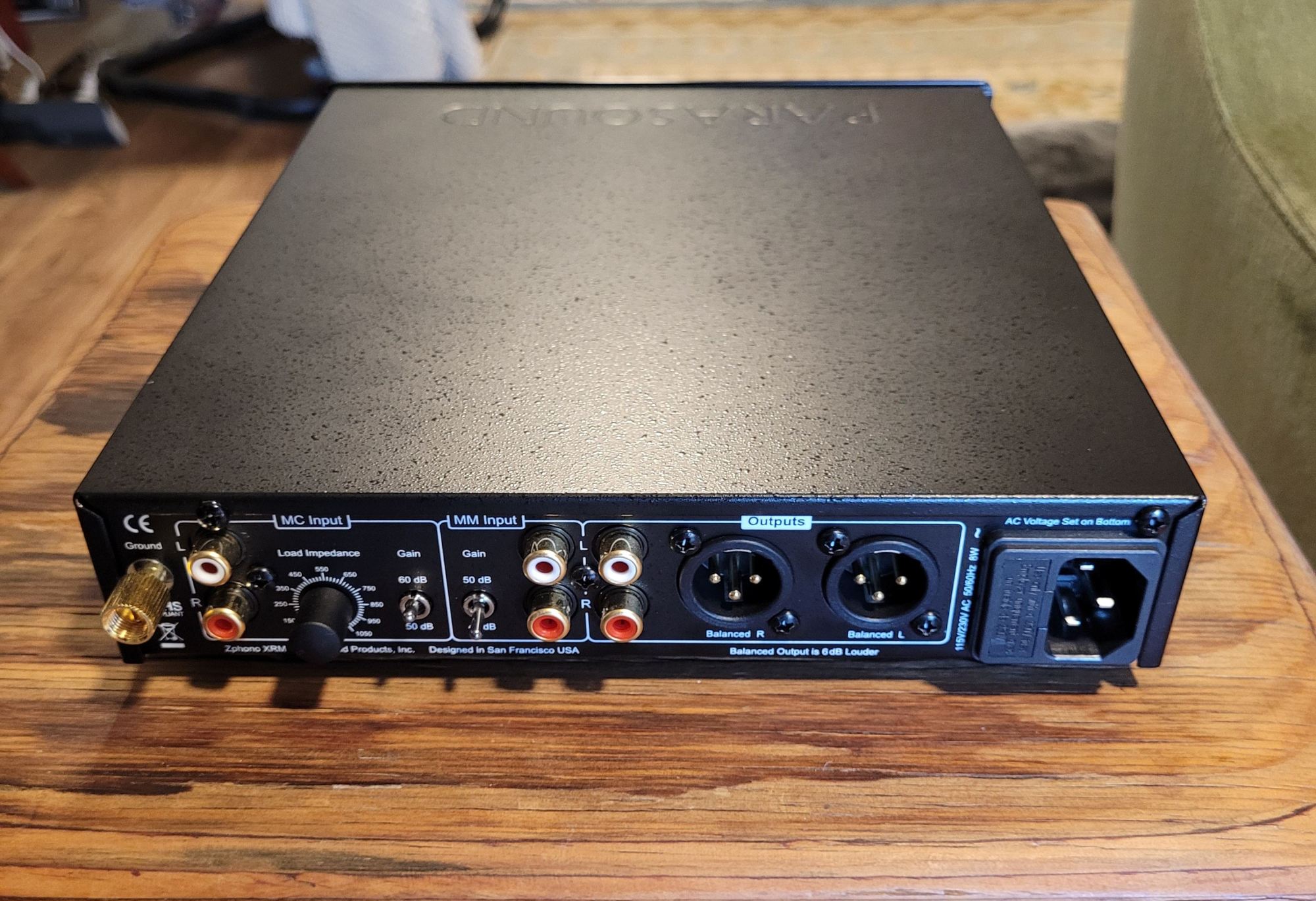 Parasound Zphono XRM MM/MC Balanced Phono Pre-amp - Stereo, Home Cinema ...