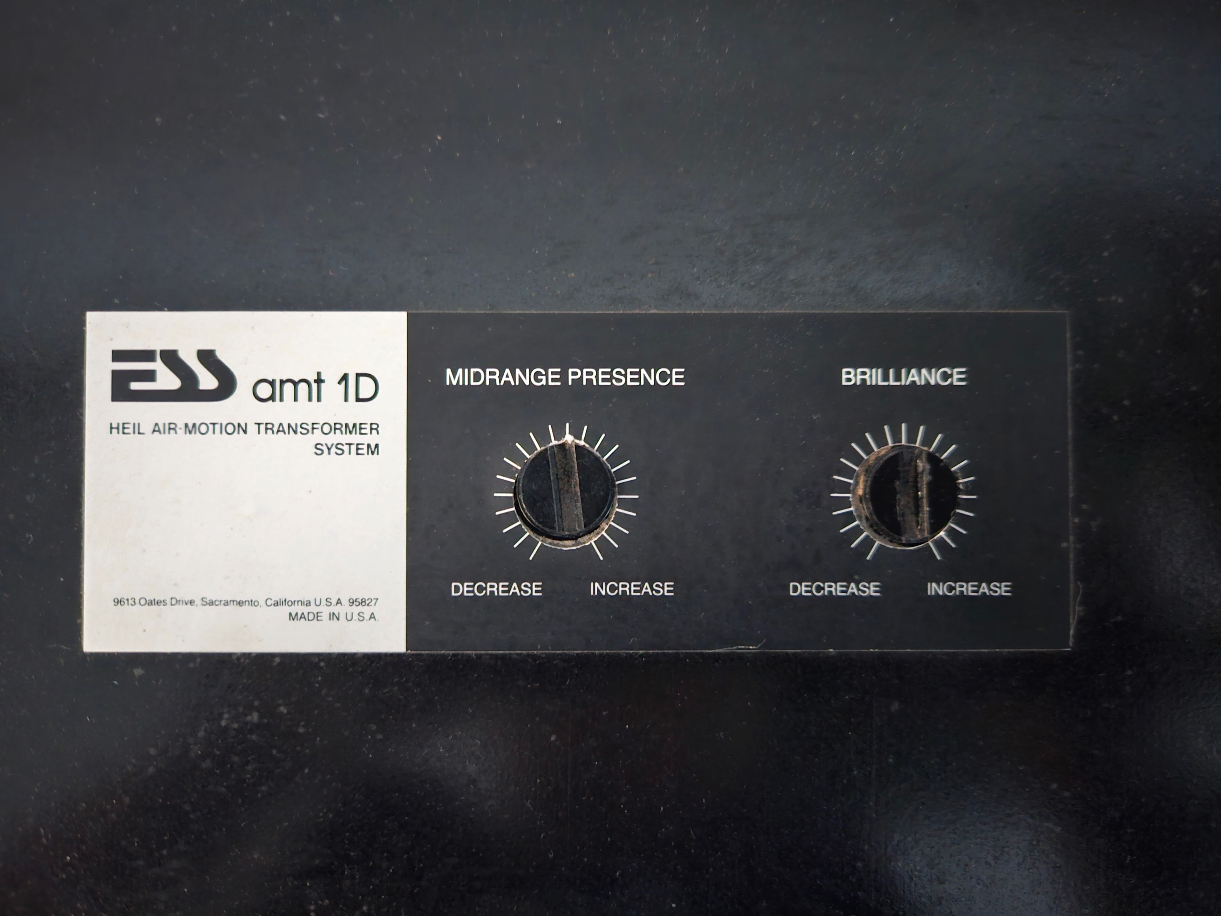 ESS amt 1D Speakers - Stereo, Home Cinema, Headphones Components ...