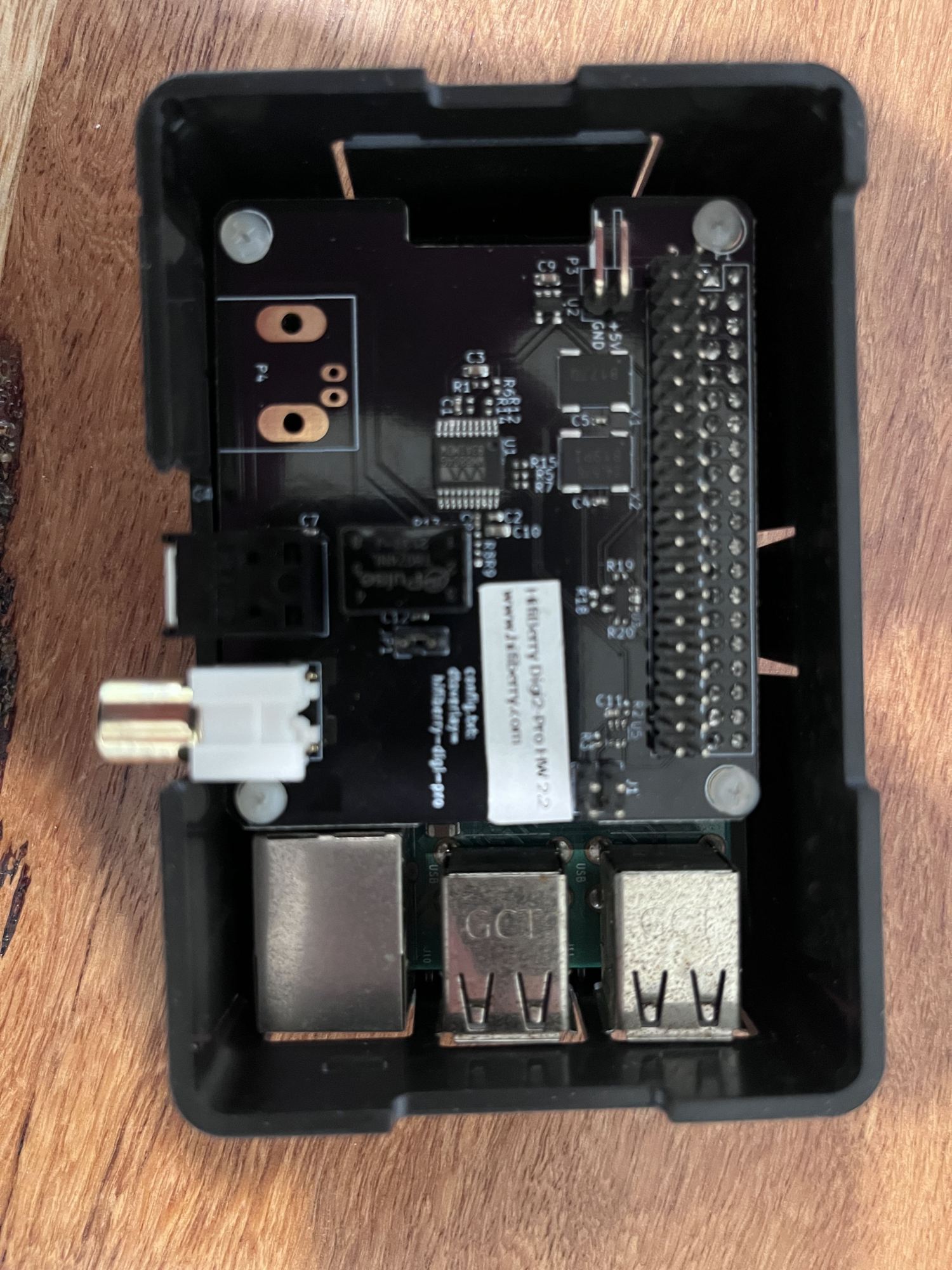 RPi3 HiFiBerry Digi2-Pro hat Volumio/ Roon endpoint - Stereo, Home Cinema, Headphones Components ...