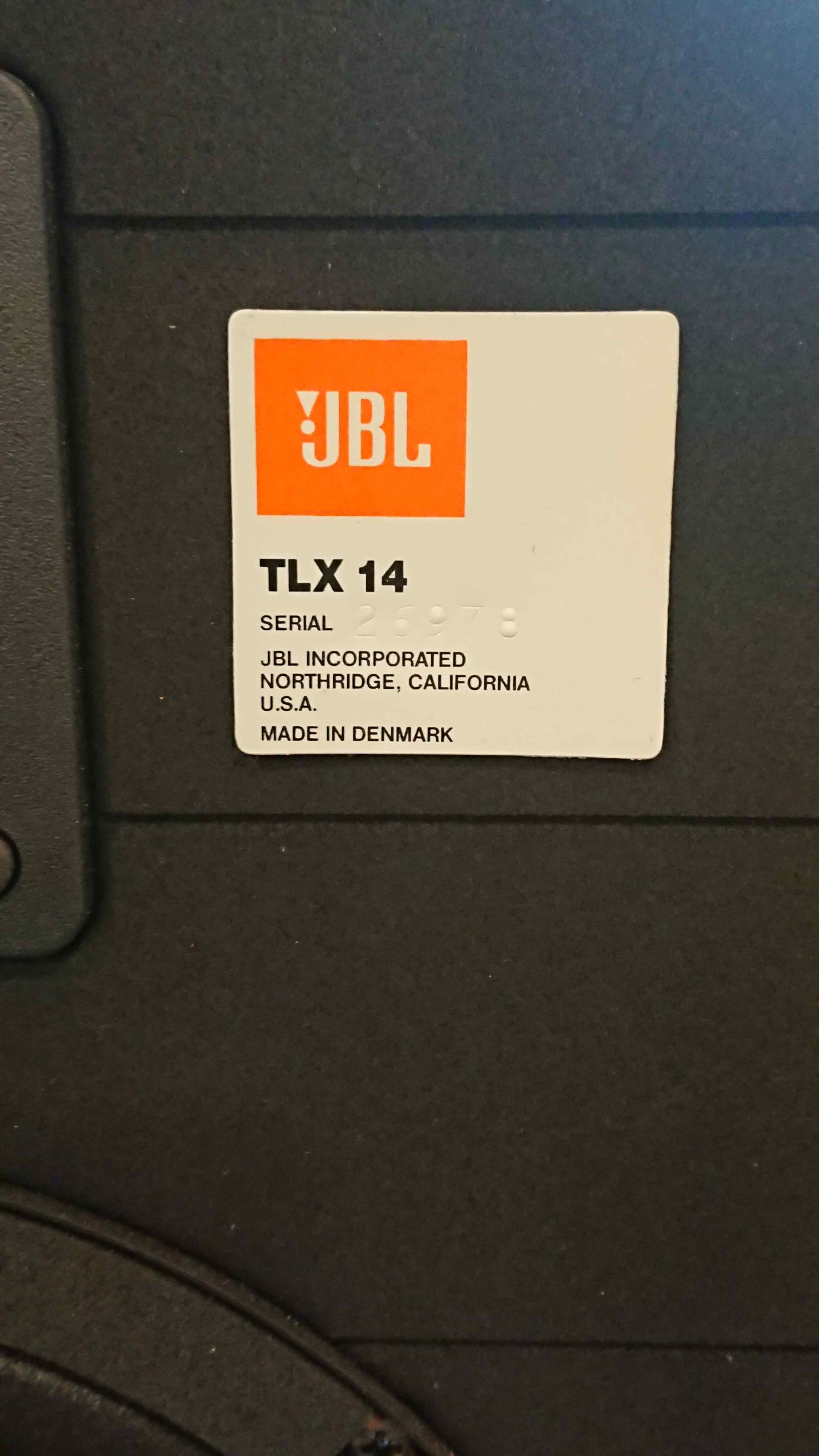 JBL TLX 14 Speakers - Stereo, Home Cinema, Headphones Components ...
