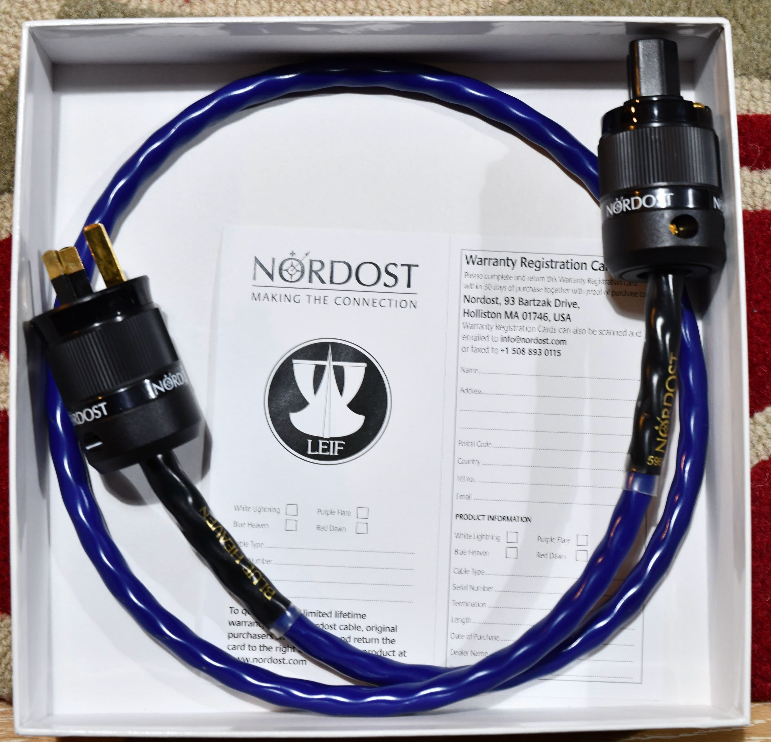 Bulk Lot - Nordost and Isotek Power Cables - Hi-Fi and Cinema Cables ...