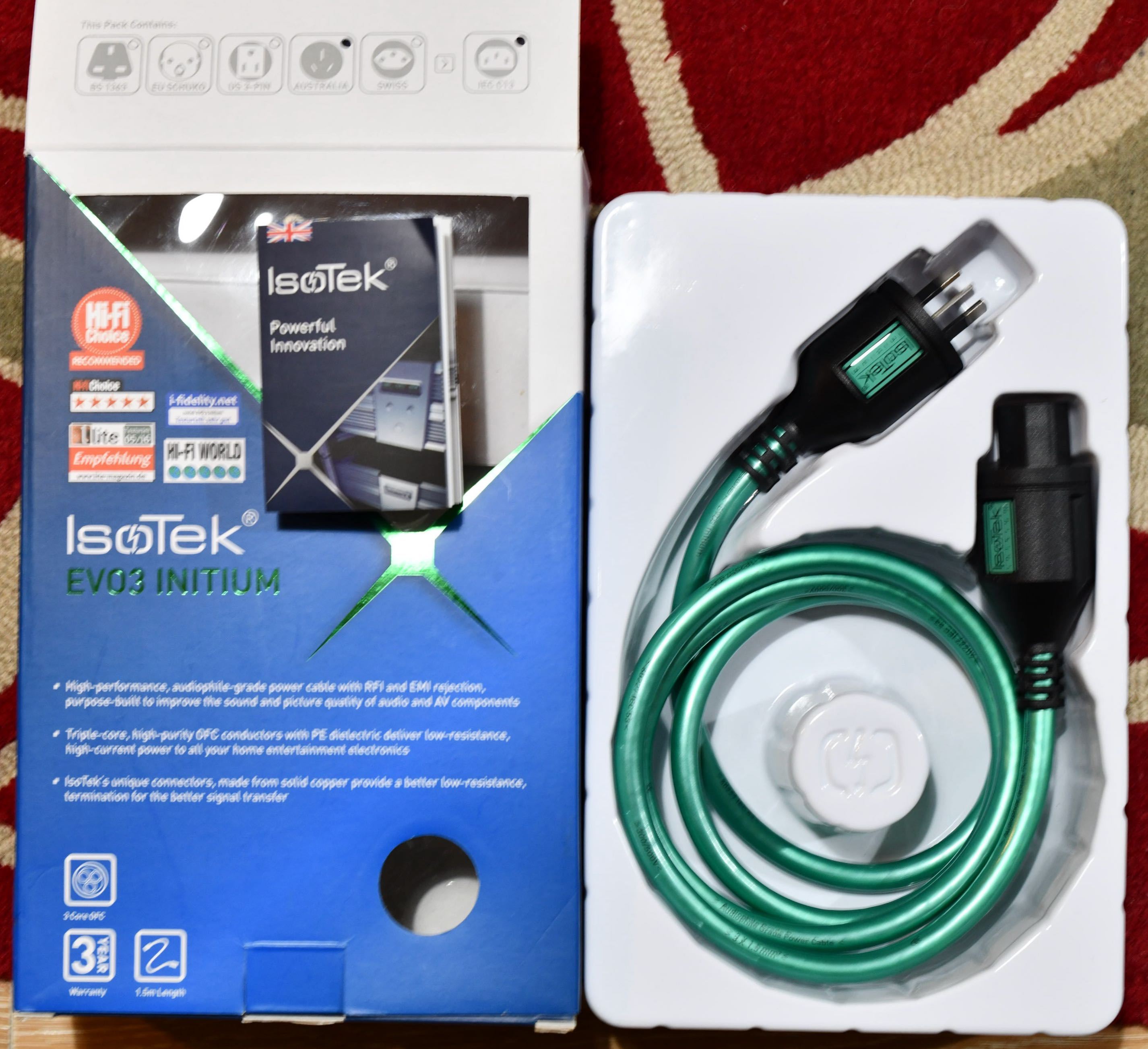 Bulk Lot - Nordost and Isotek Power Cables - Hi-Fi and Cinema Cables ...