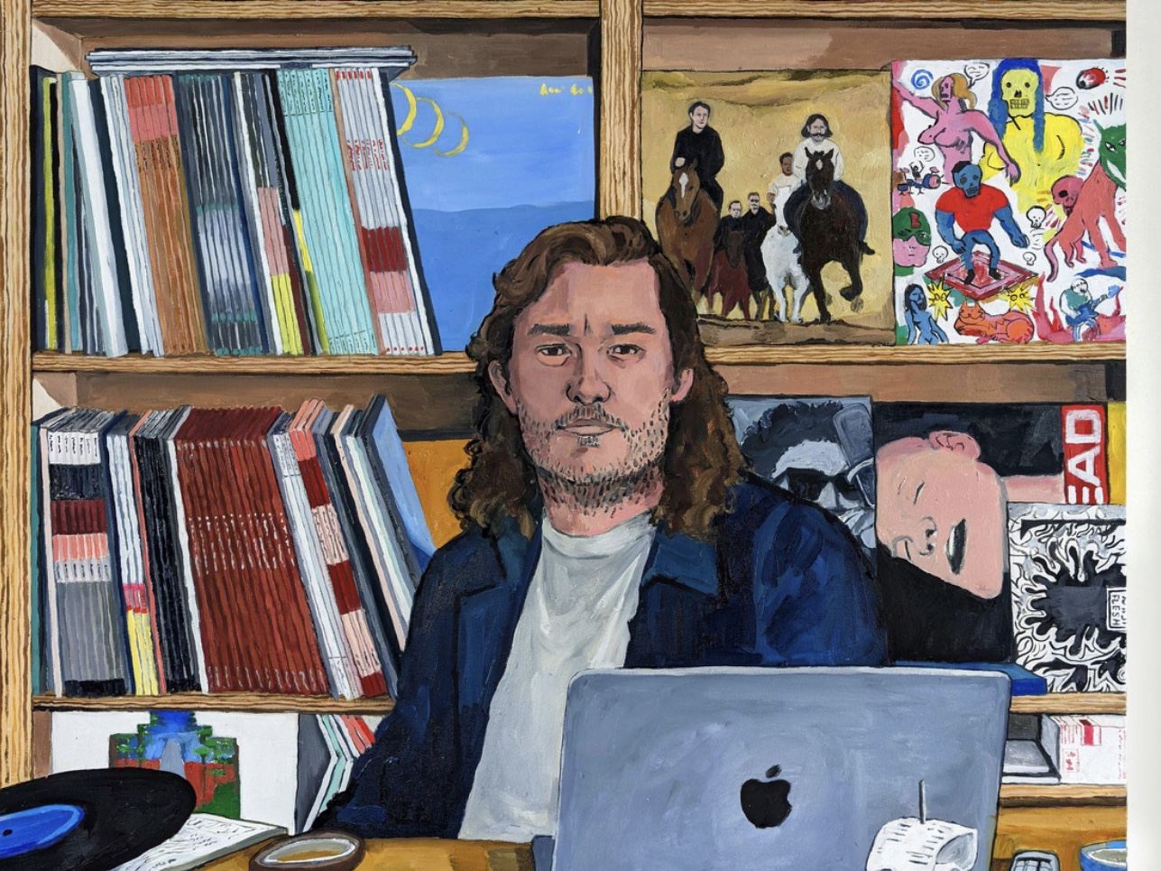 Melbourne record guy portrait in Capital Art Prizep |﻿ Turntables ...