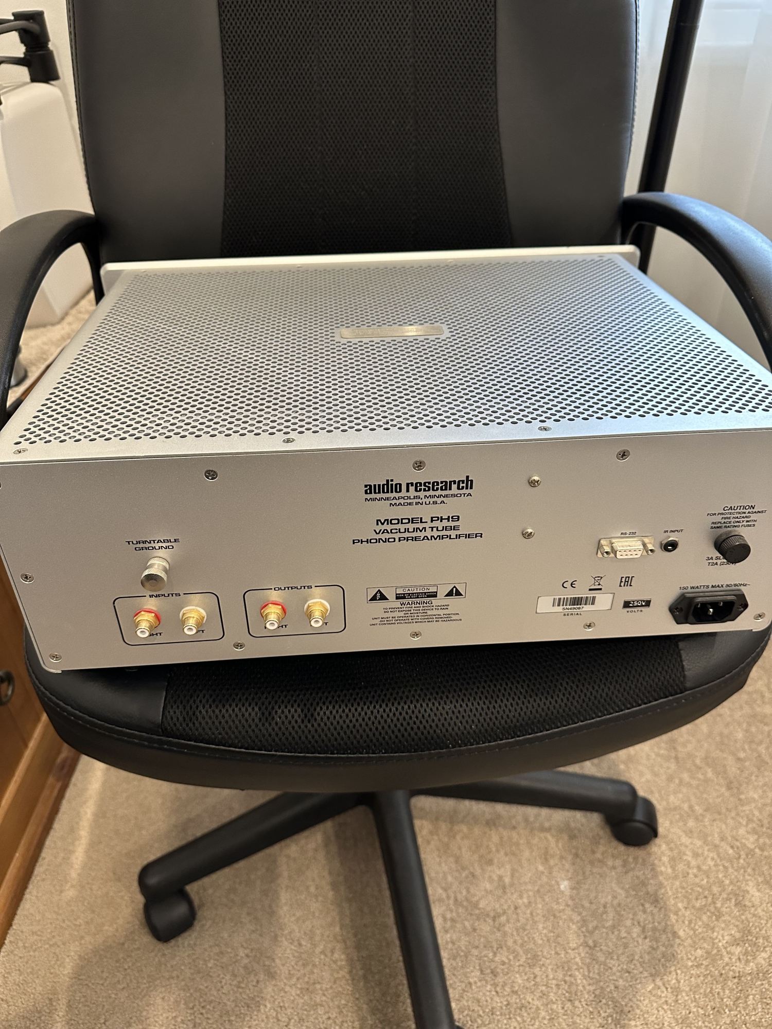 Audio Research PH9 (RRP $18995) valve MC/MM phono stage - Stereo, Home ...