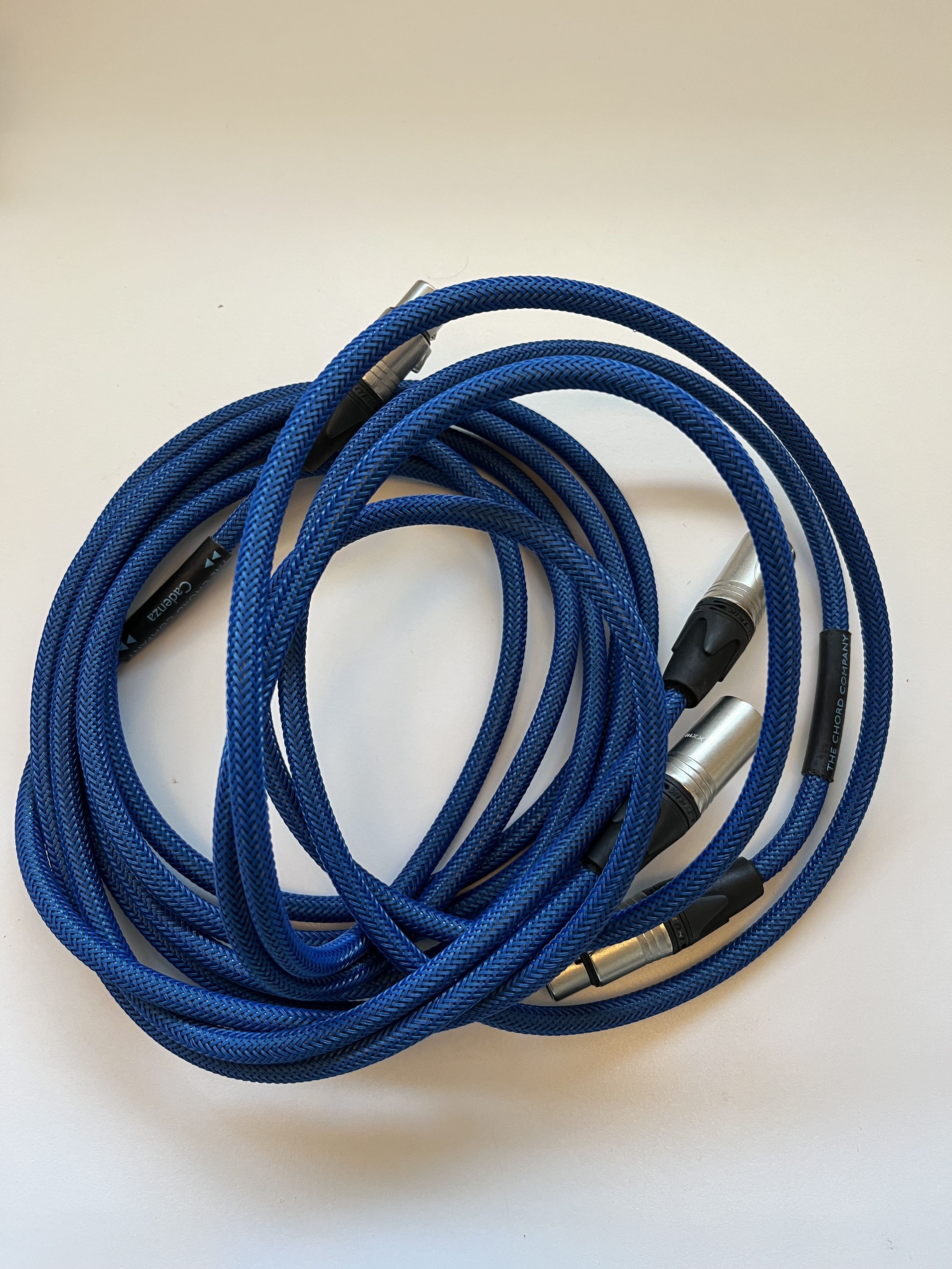Chord Cadenza Balanced XLR 3m Interconnect - Hi-Fi and Cinema Cables ...