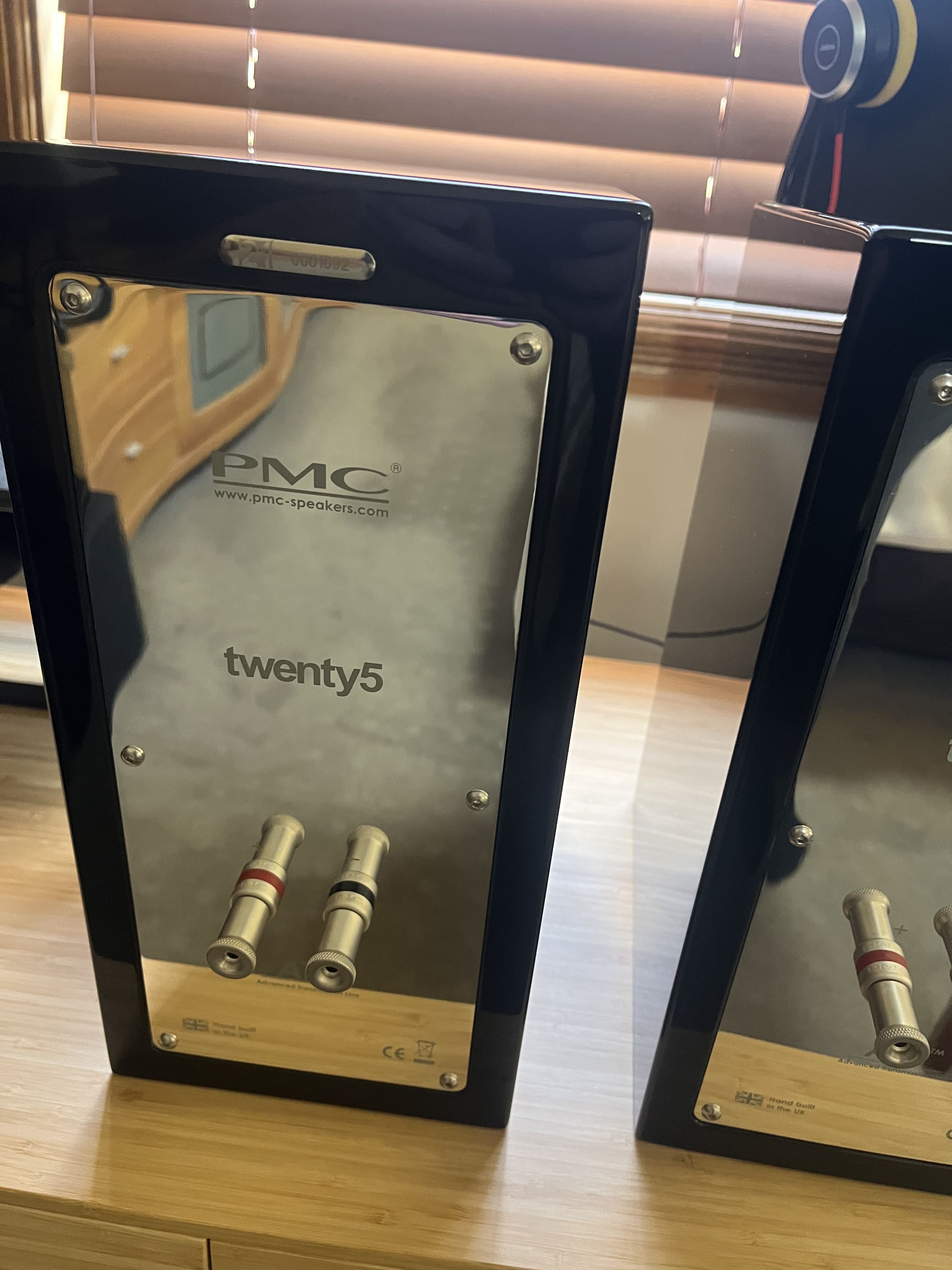 PMC twenty5.21 Black Finish Compact Bookshelf Speakers - Stereo, Home ...