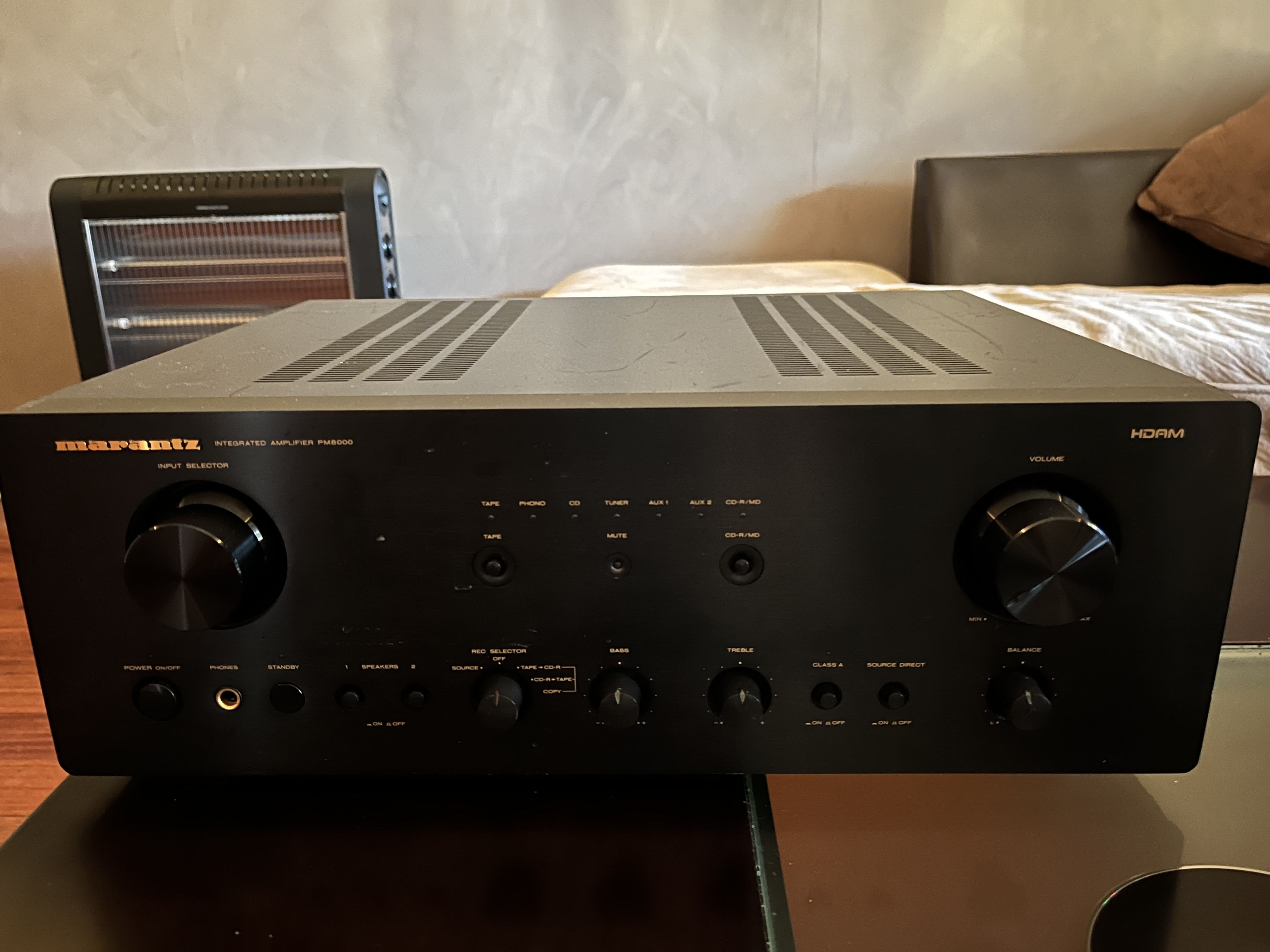 Marantz PM8000 Class A/AB Integrated Amplifier - Stereo, Home Cinema ...