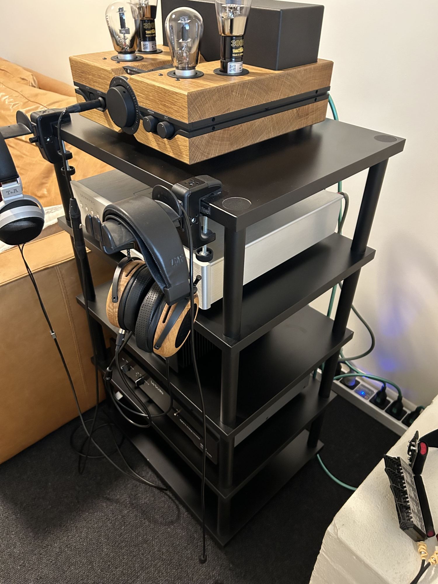 Solidsteel S2-5 Hi-Fi Rack - 5 Shelf - Black - Hi-Fi and Cinema Cables ...