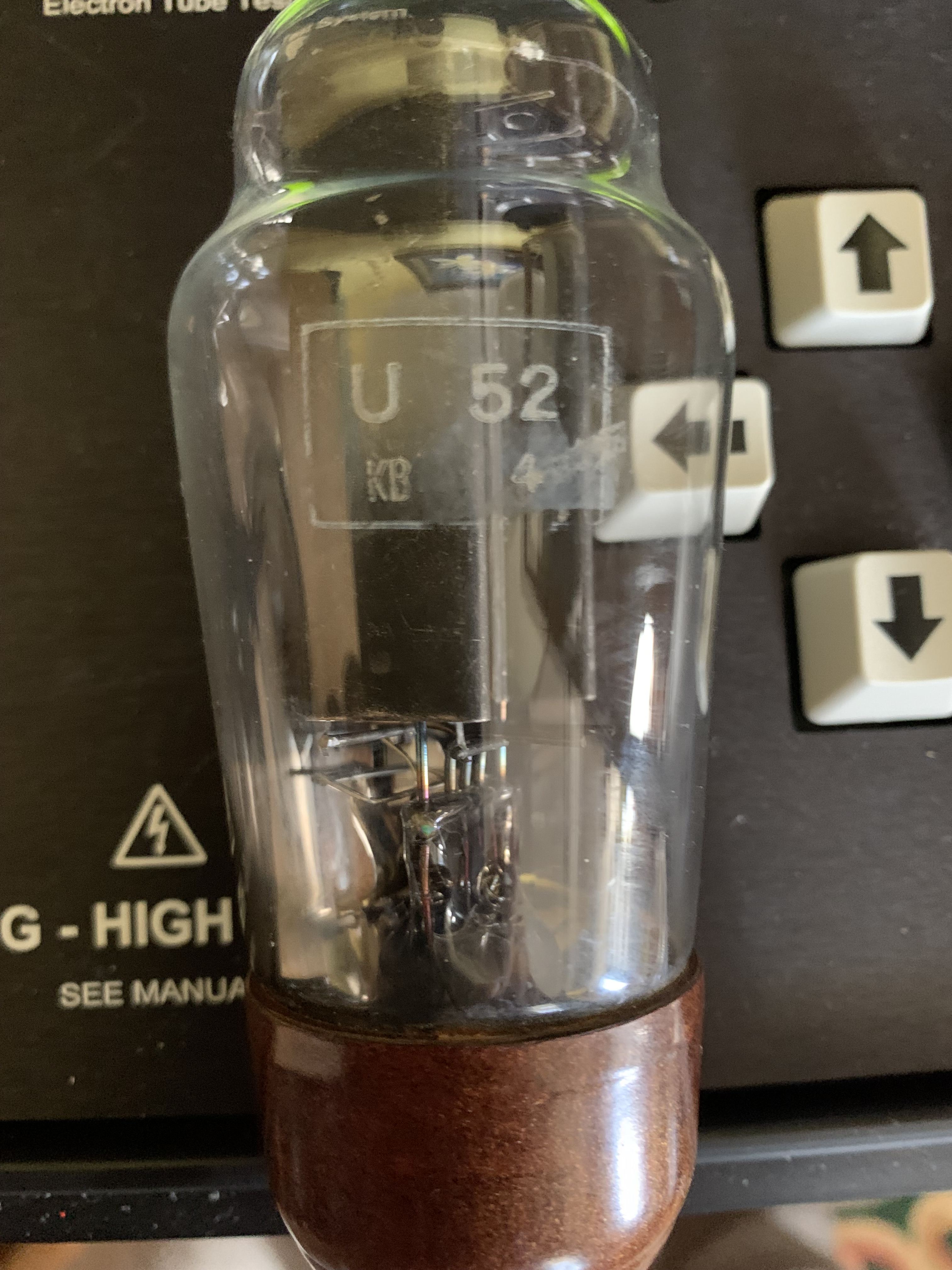 1 GEC 5U4G - U52 Brown Base Rectifier Valve - Hi-Fi and Cinema Cables ...