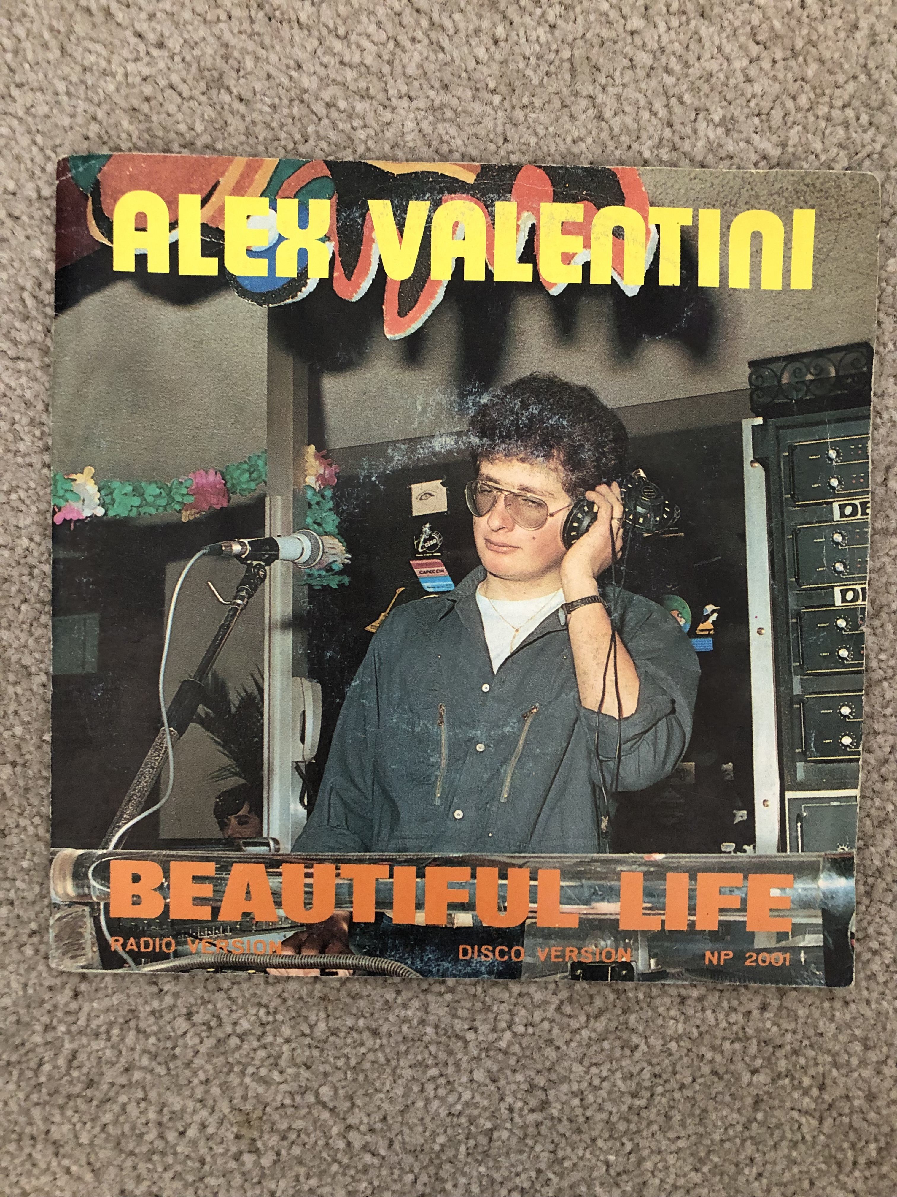 SOLD ELSEWHERE: Alex Valentini - Beautiful Life 7” Vinyl Record - Vinyl ...