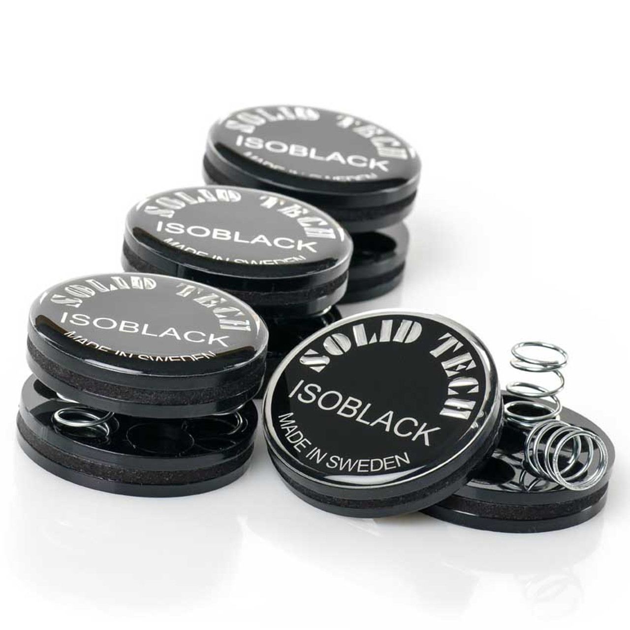 Solid Tech Isoblack Vibration Isolators 4 pack - Hi-Fi and Cinema Cables & Accessories - StereoNET