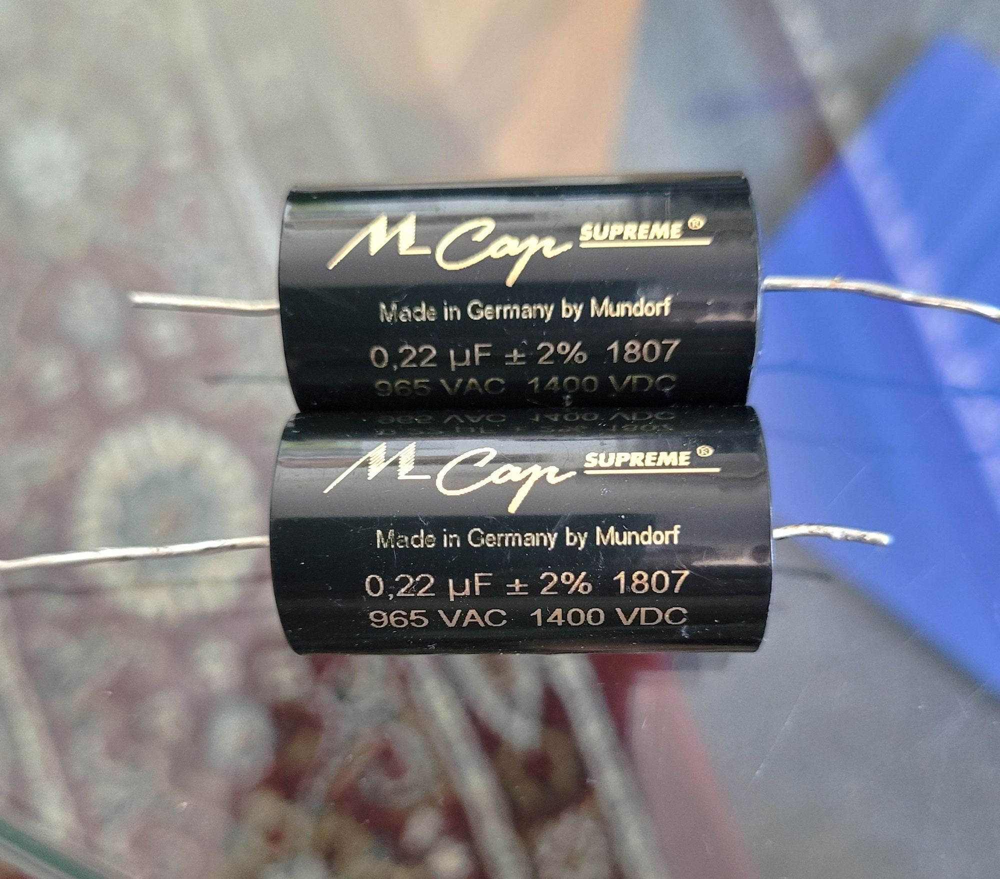 Mundorf 0.22uF 1400V M-Cap Supreme Capacitor - Hi-Fi and Cinema Cables ...