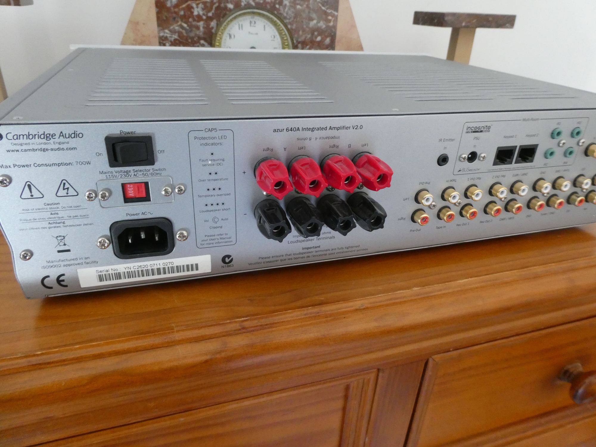 Cambridge Audio Azur 640A integrated amplifier - Stereo, Home Cinema ...