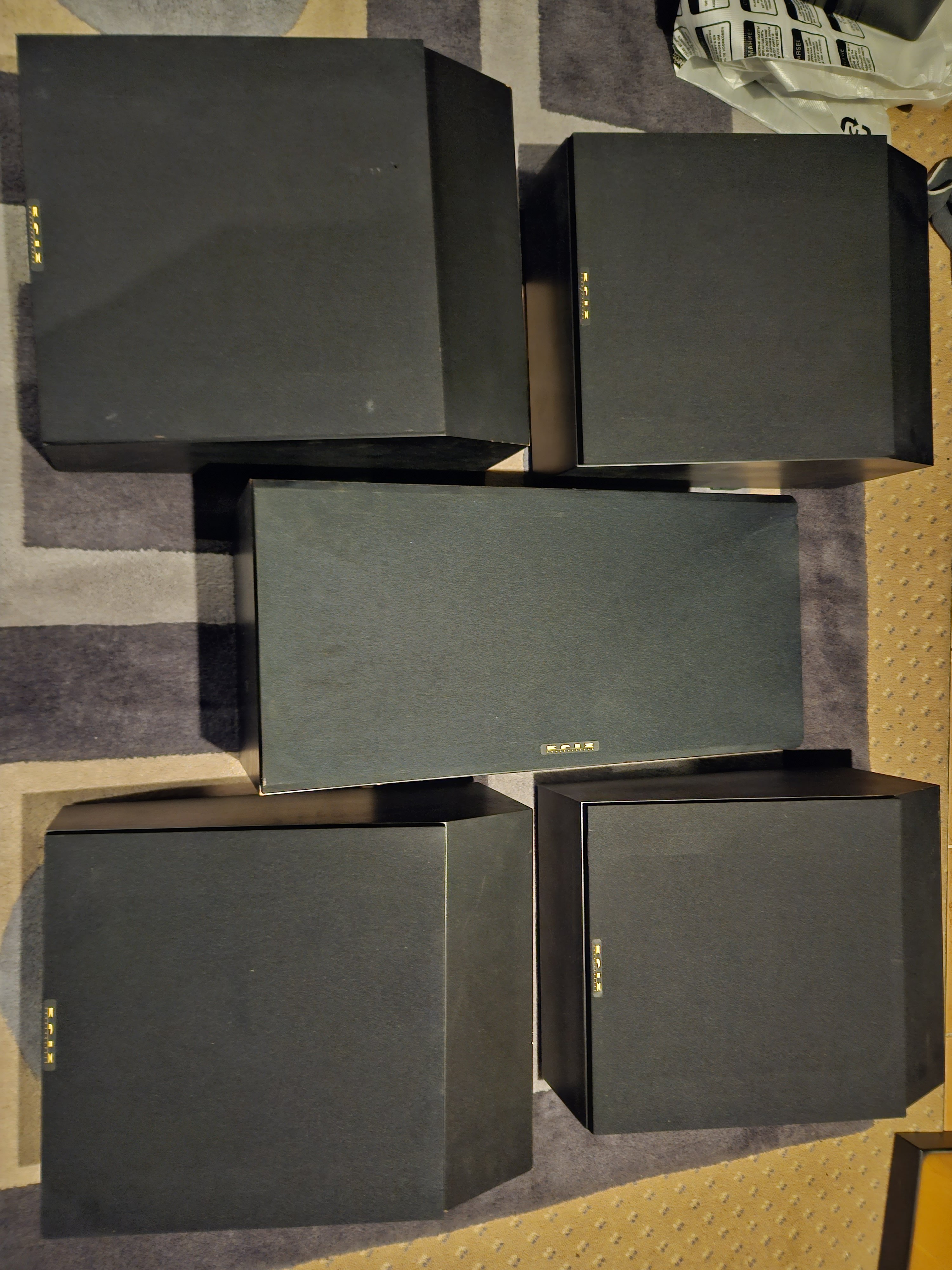 Krix Cinema Speakers x 5 - Stereo, Home Cinema, Headphones Components ...