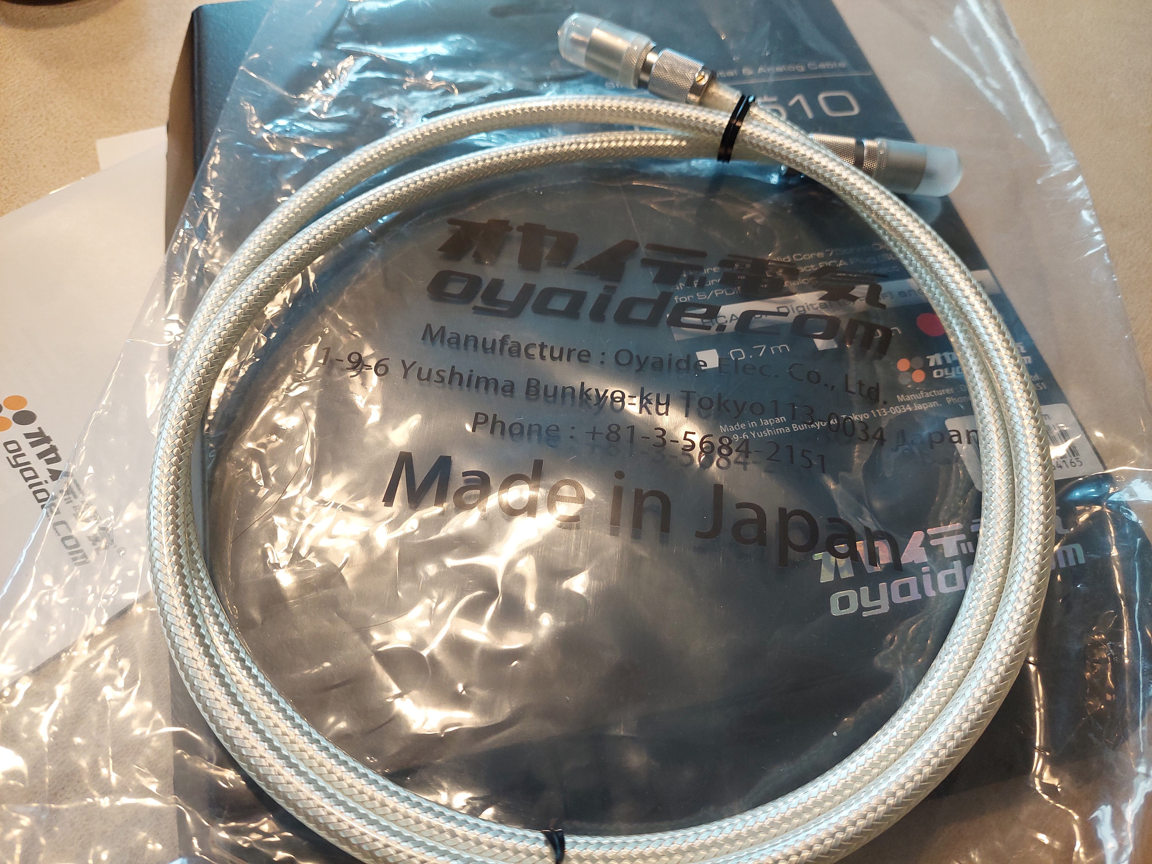 Oyaide DR -510 Digital RCA cable 1.3M |﻿ Hi-Fi and Cinema Cables ...