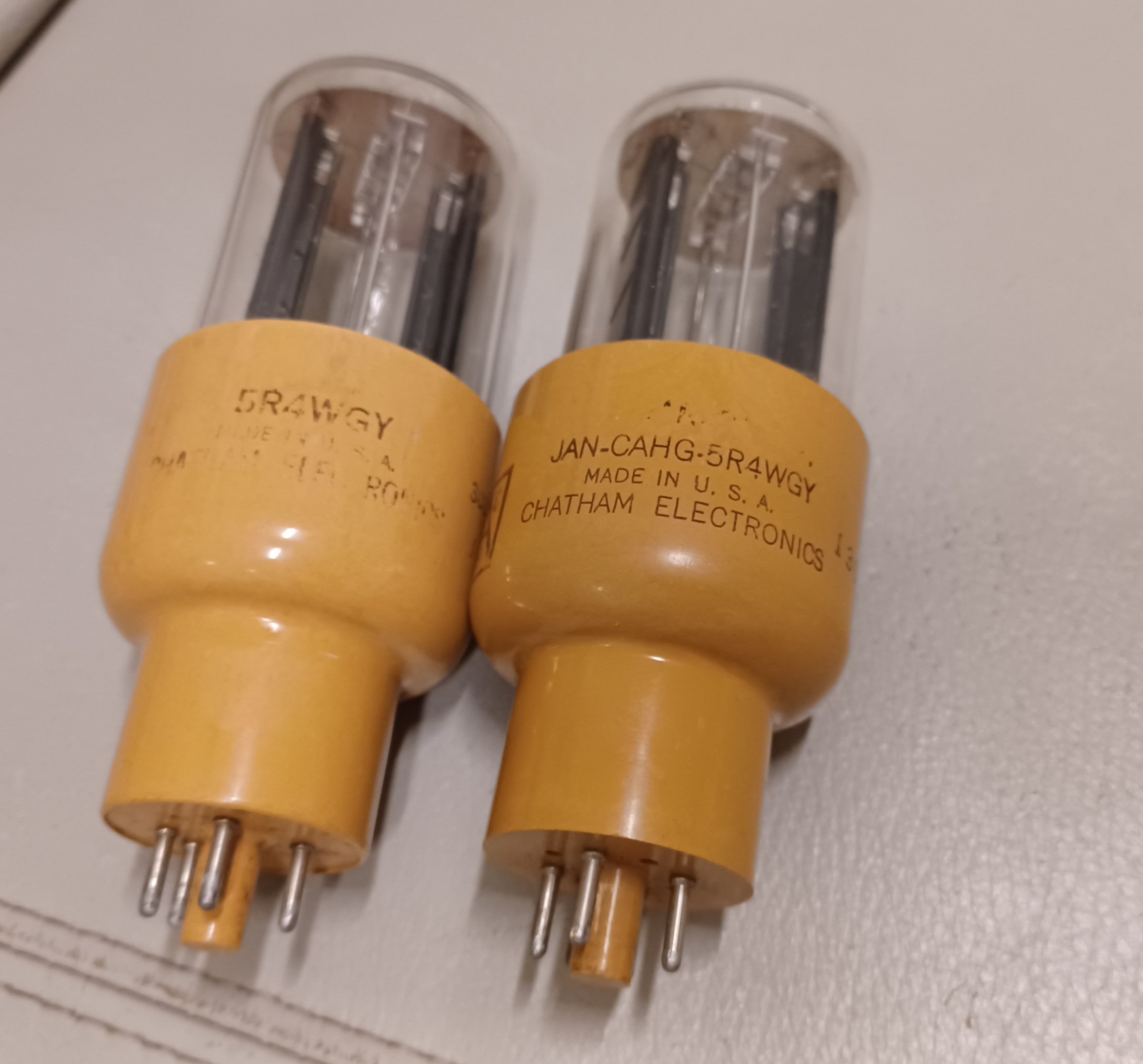 2 x Chatham 5R4WGY (5R4) - Hi-Fi and Cinema Cables & Accessories ...