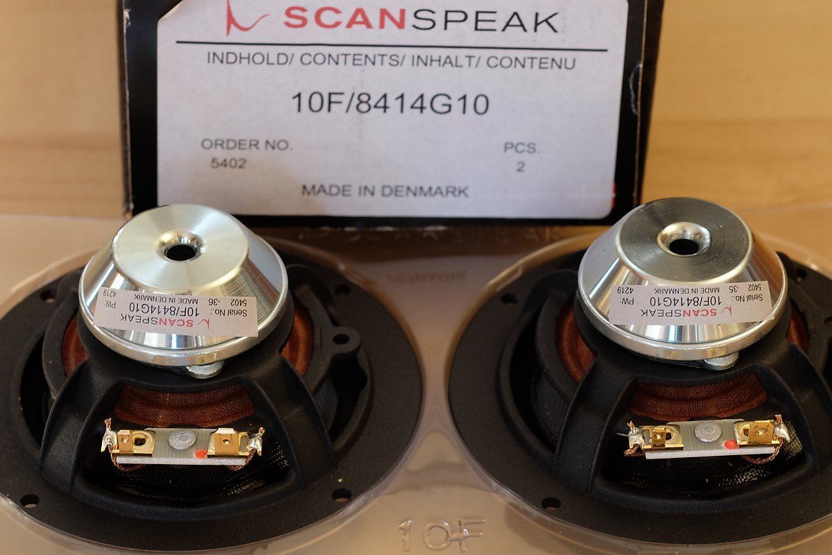 FS: Scanspeak 10F/8414G00 fullrange driver pair - Hi-Fi and Cinema ...