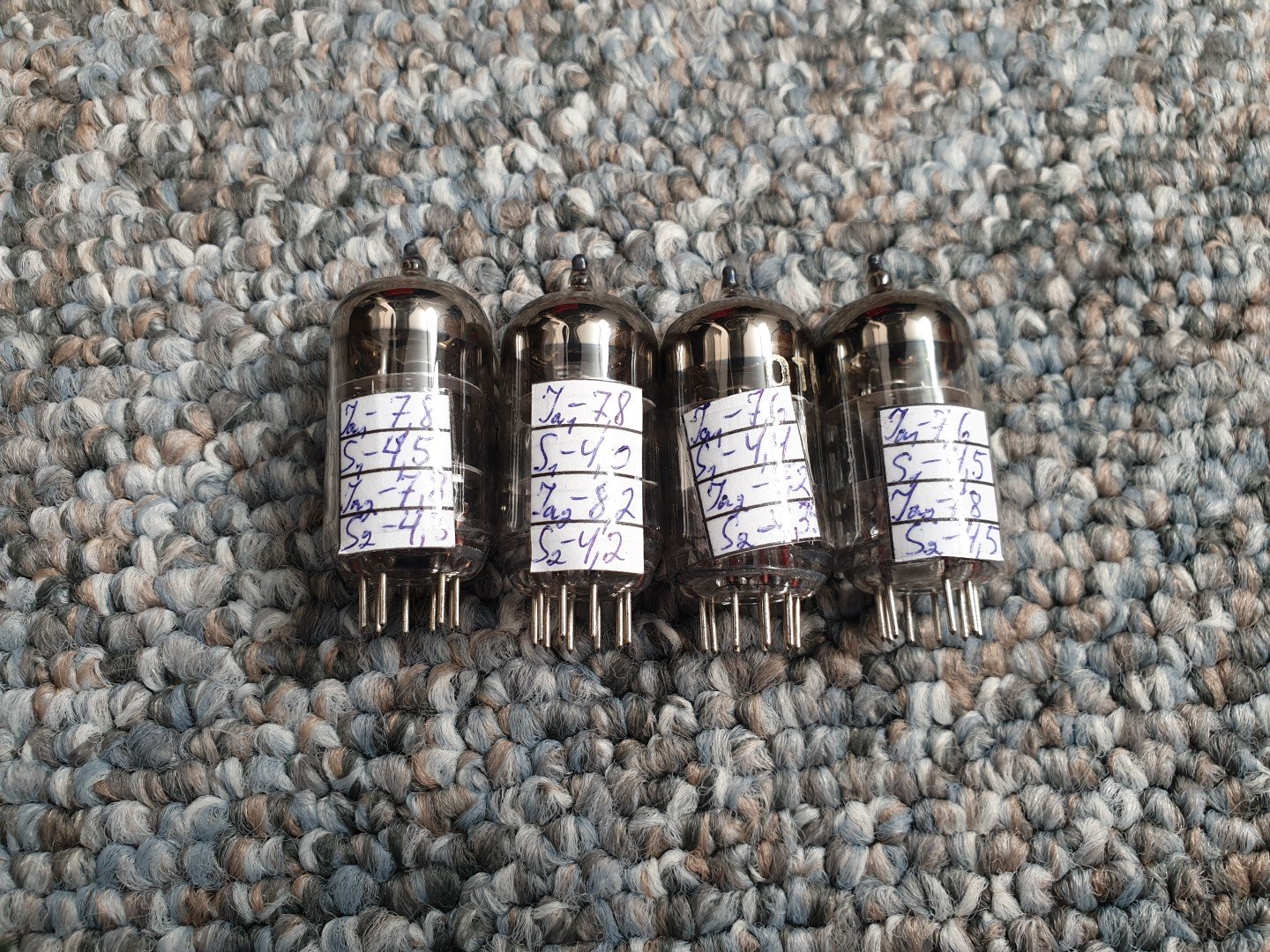 4x matched 6N1P-EV, EB Voskhod 6Н1П [6BQ7, 6BK7] - Hi-Fi and Cinema ...