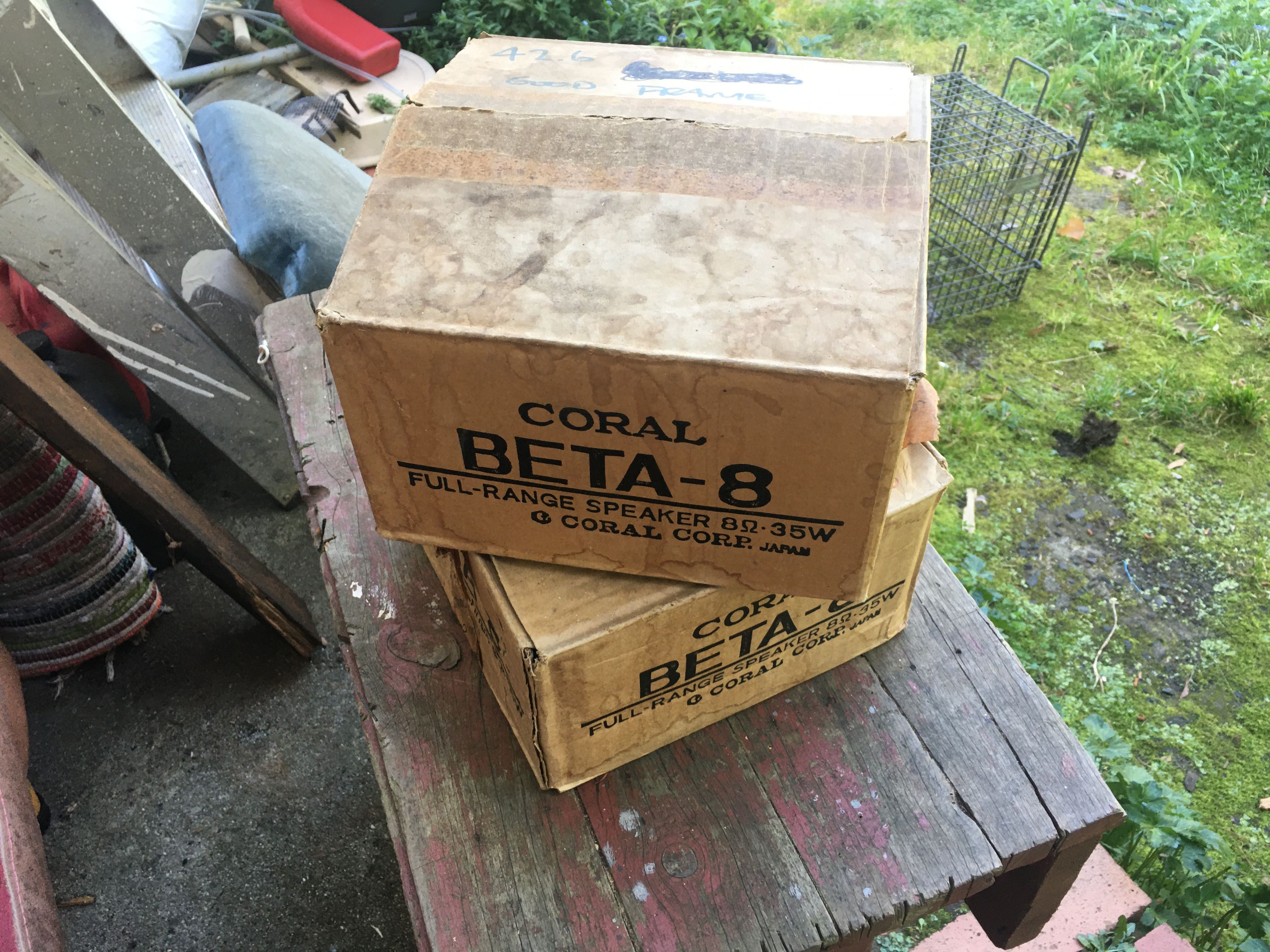 Coral Beta 8ts Full Range Drivers |﻿ Hi-Fi and Cinema Cables & Accessories