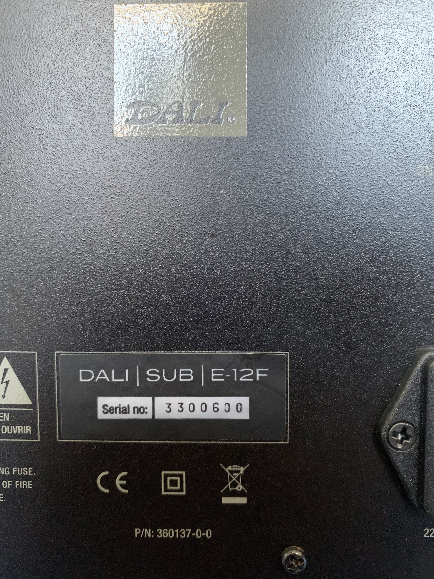 BEAUTIFUL DALI SUB E-12F SUBWOOFERS Pair (white) - Stereo, Home Cinema, Headphones Components ...