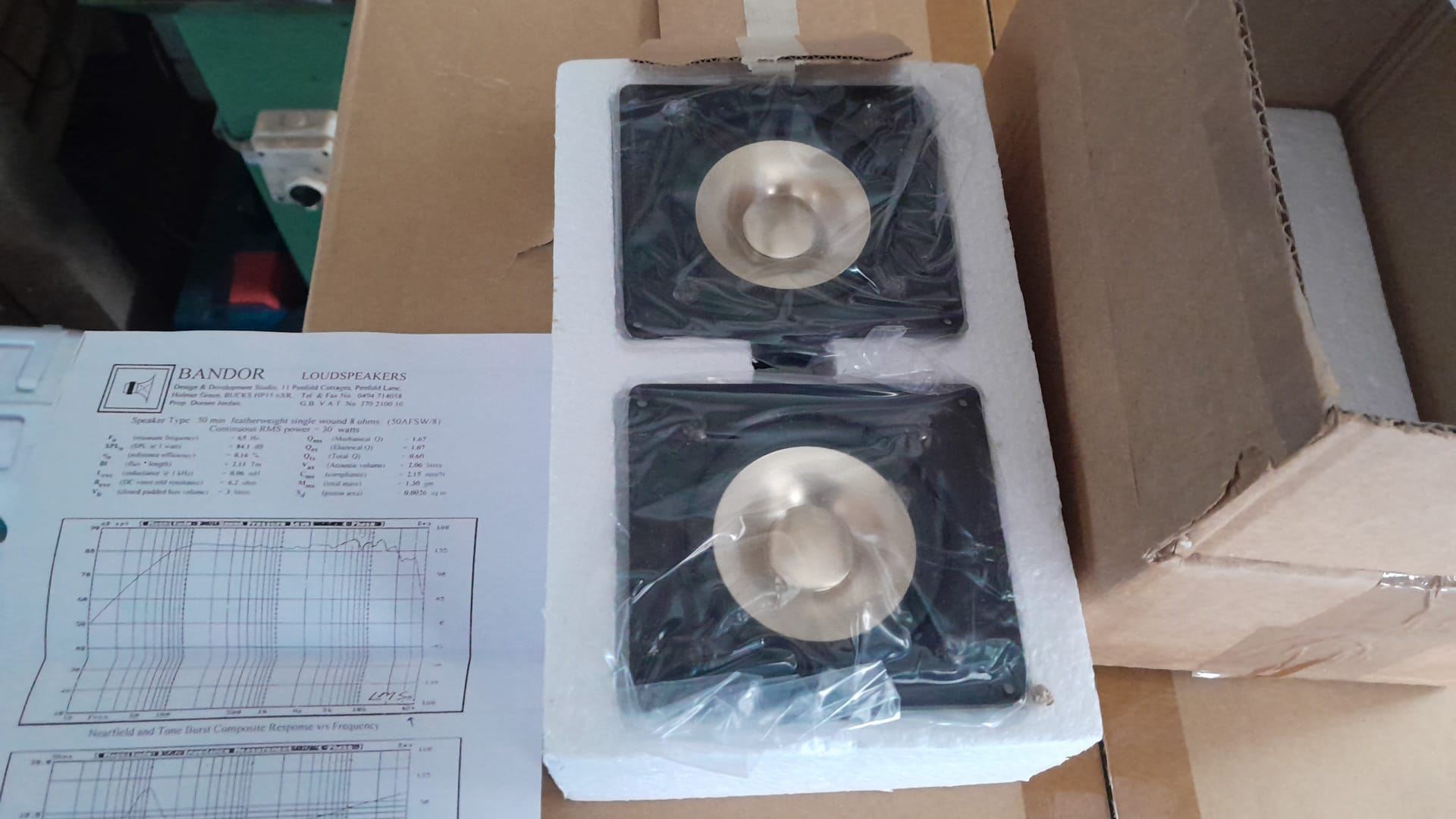 Bandor 50AFSW/8 Speaker Drivers - Stereo, Home Cinema, Headphones Components - StereoNET