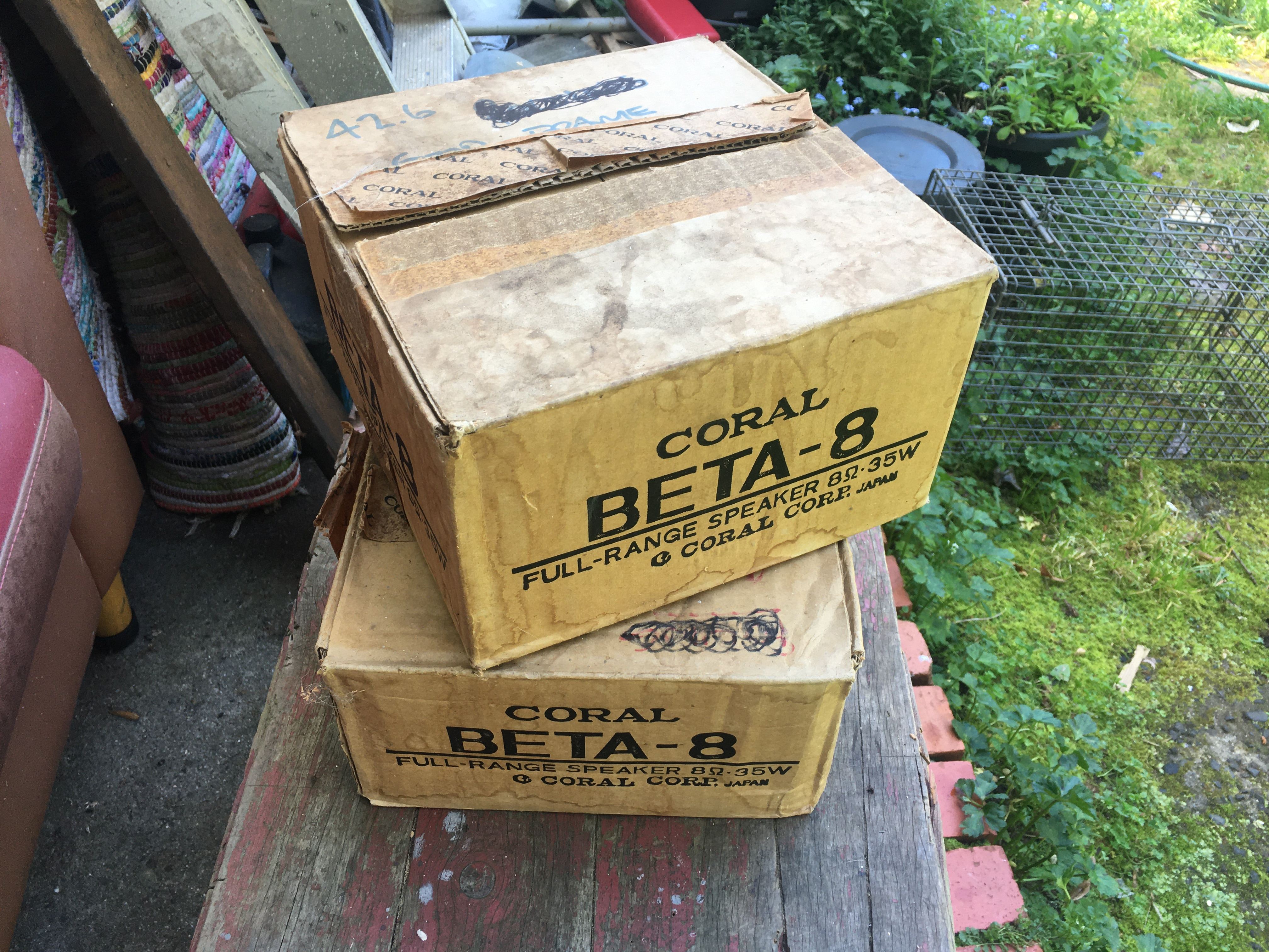 Coral Beta 8ts Full Range Drivers |﻿ Hi-Fi and Cinema Cables & Accessories