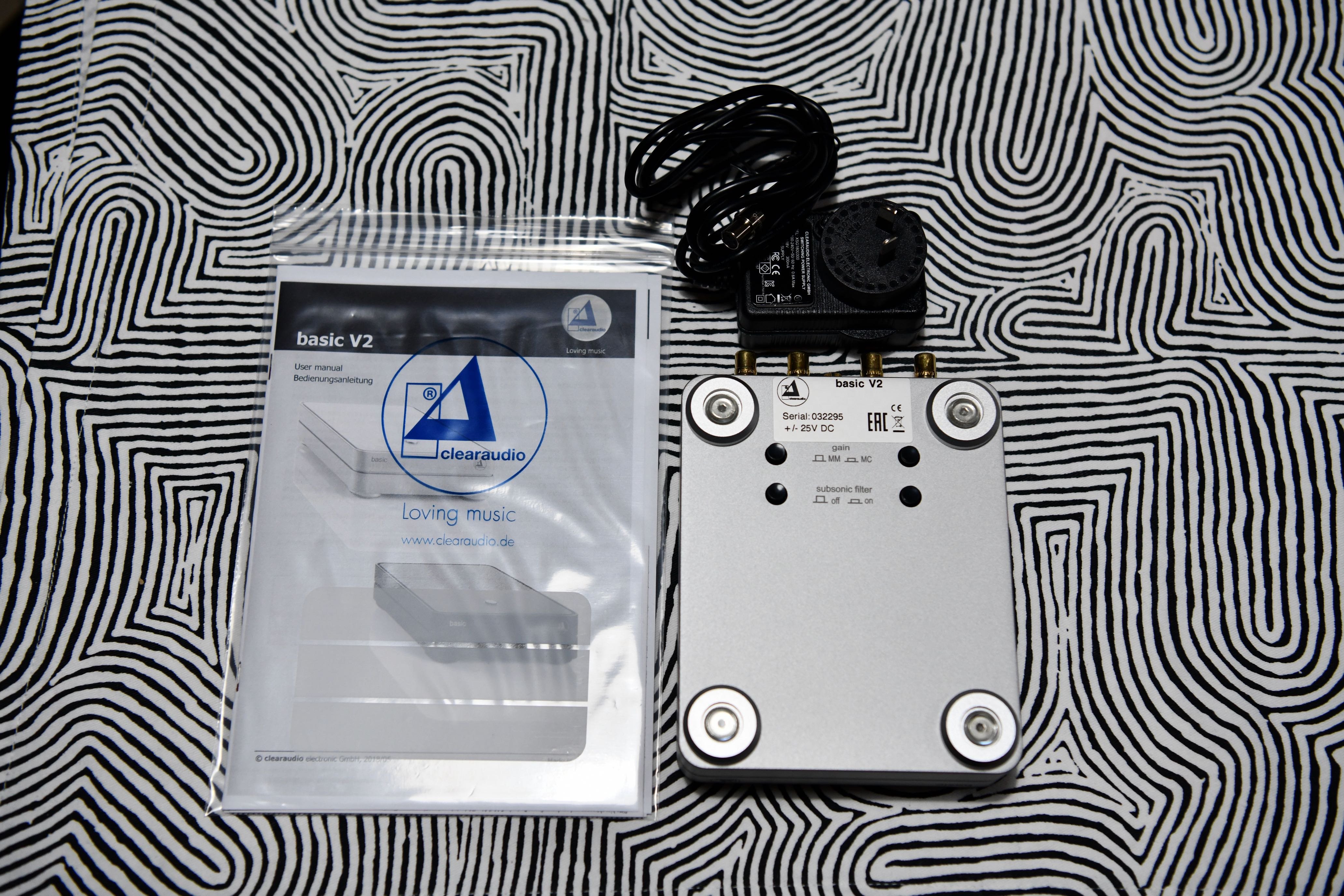 Clearaudio Basic V2 MM/MC Phono Stage - Silver - Stereo, Home Cinema, Headphones Components ...