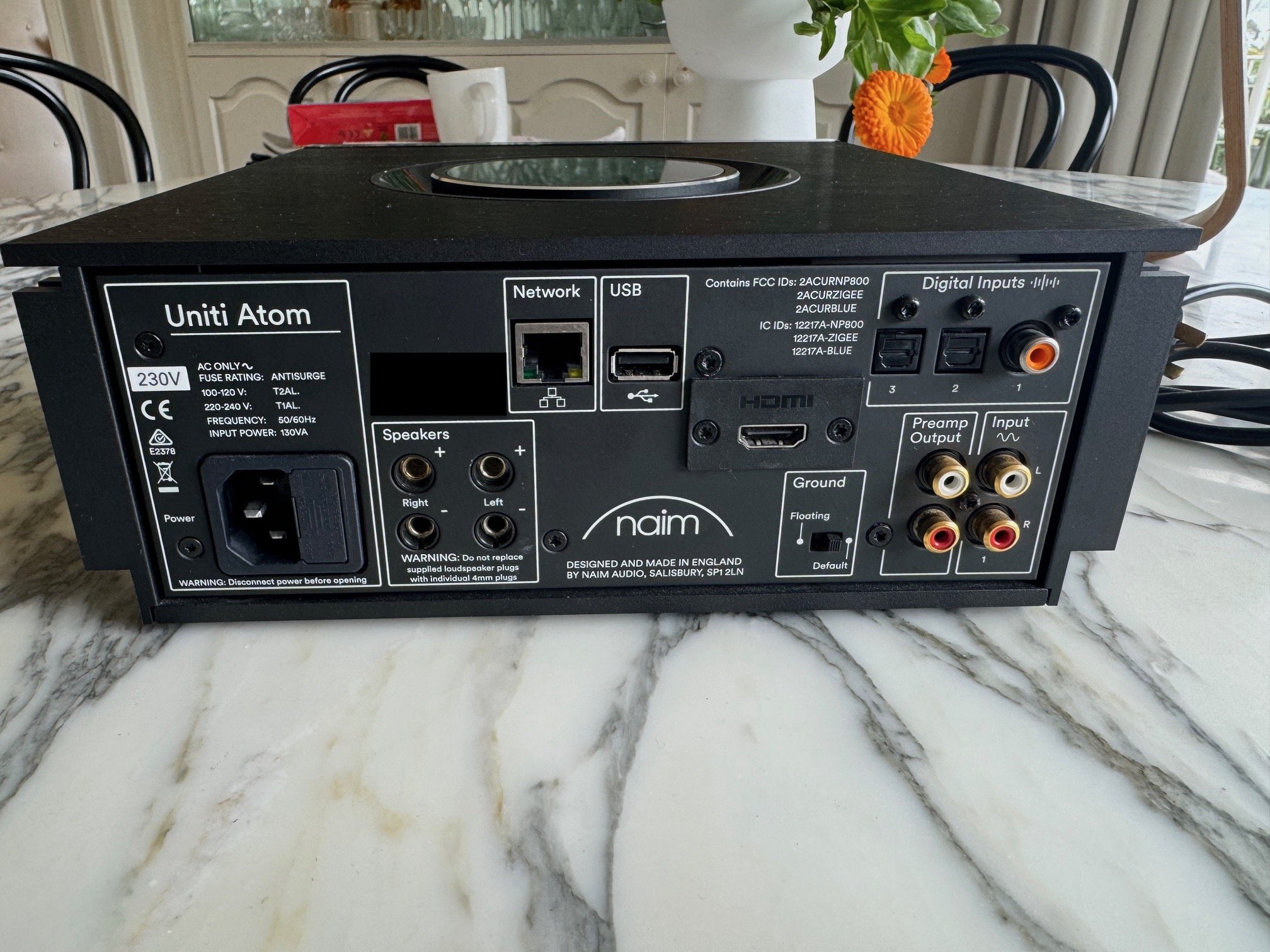 Naim Uniti Atom Integrated Amplifier with HDMI-ARC - Stereo, Home ...