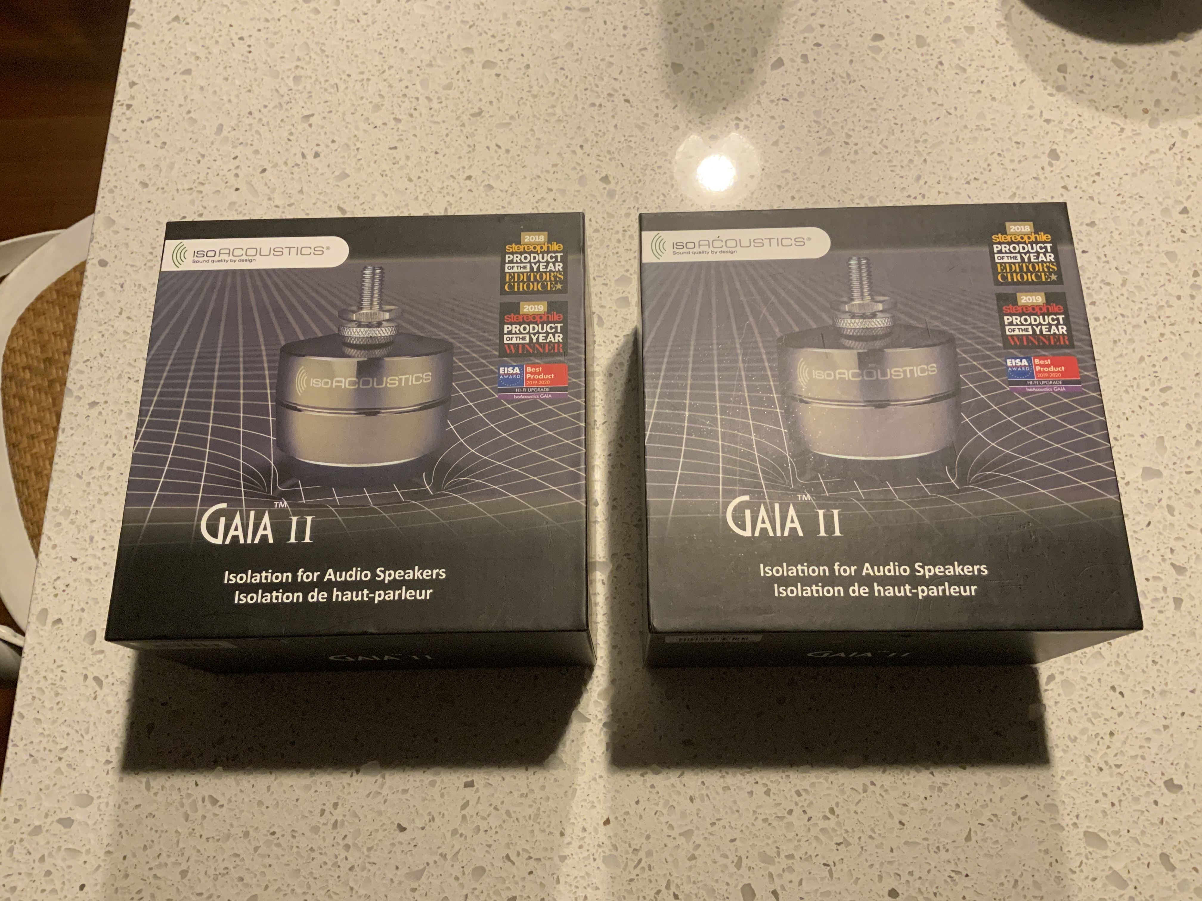 Isoacoustics Gaia II Speaker Isolating Feet (Up to 54kg). - Hi-Fi and ...