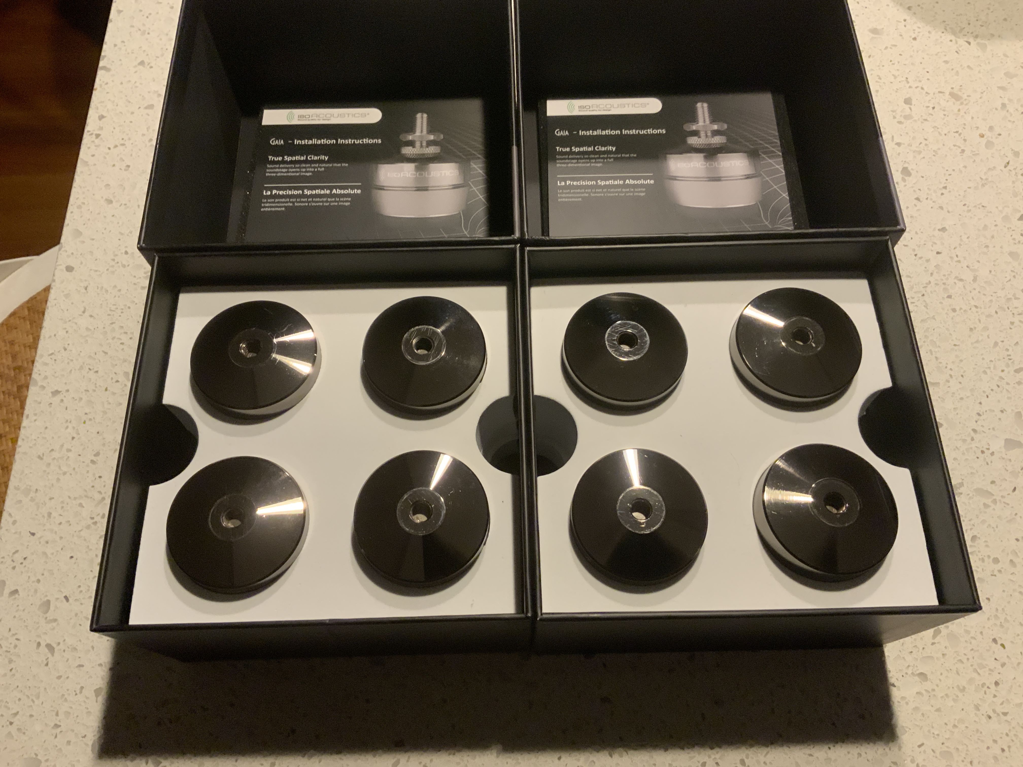 Isoacoustics Gaia II Speaker Isolating Feet (Up to 54kg). - Hi-Fi and ...