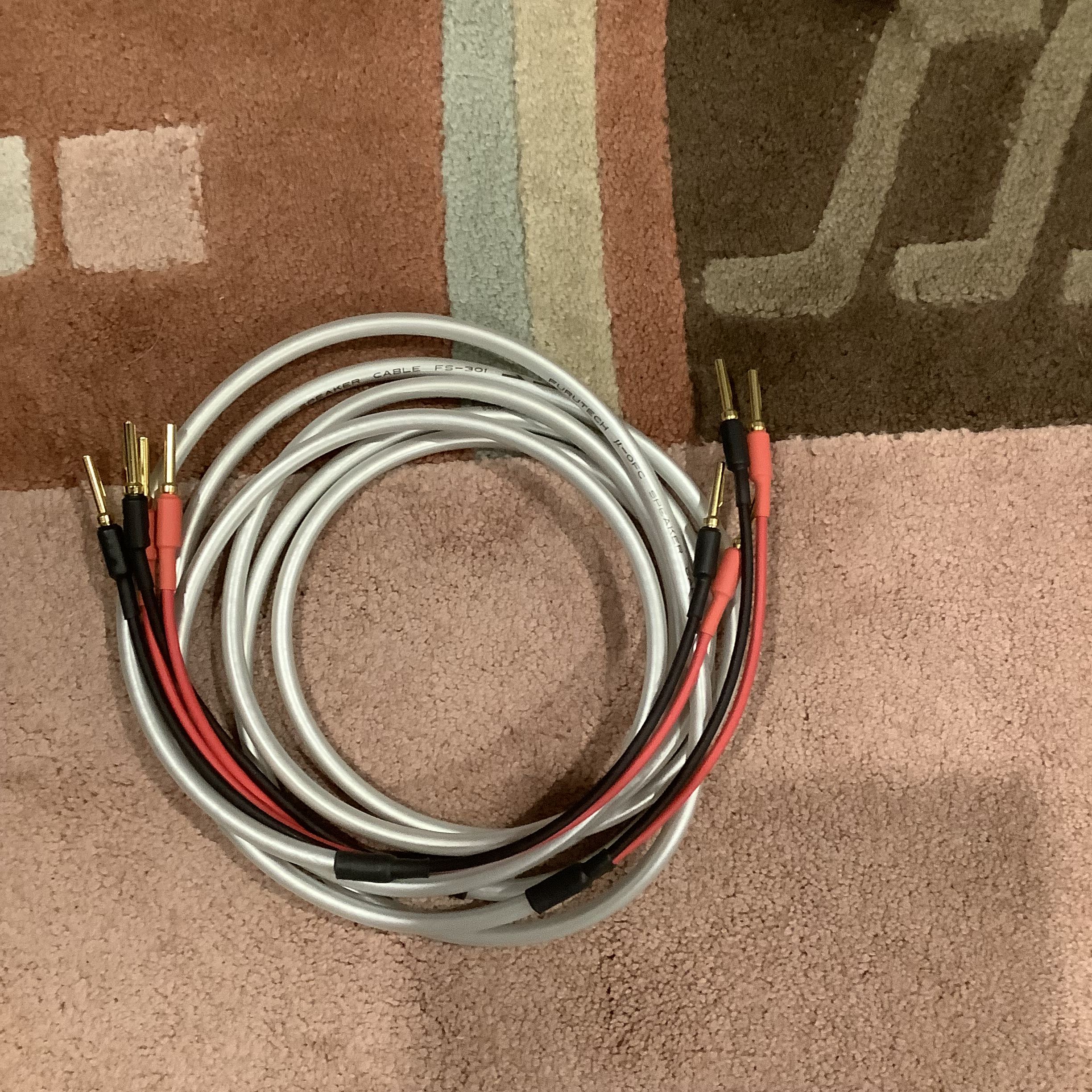 Furutech FS-301 Speaker cables 2m with bananas (Perth) - Hi-Fi and ...