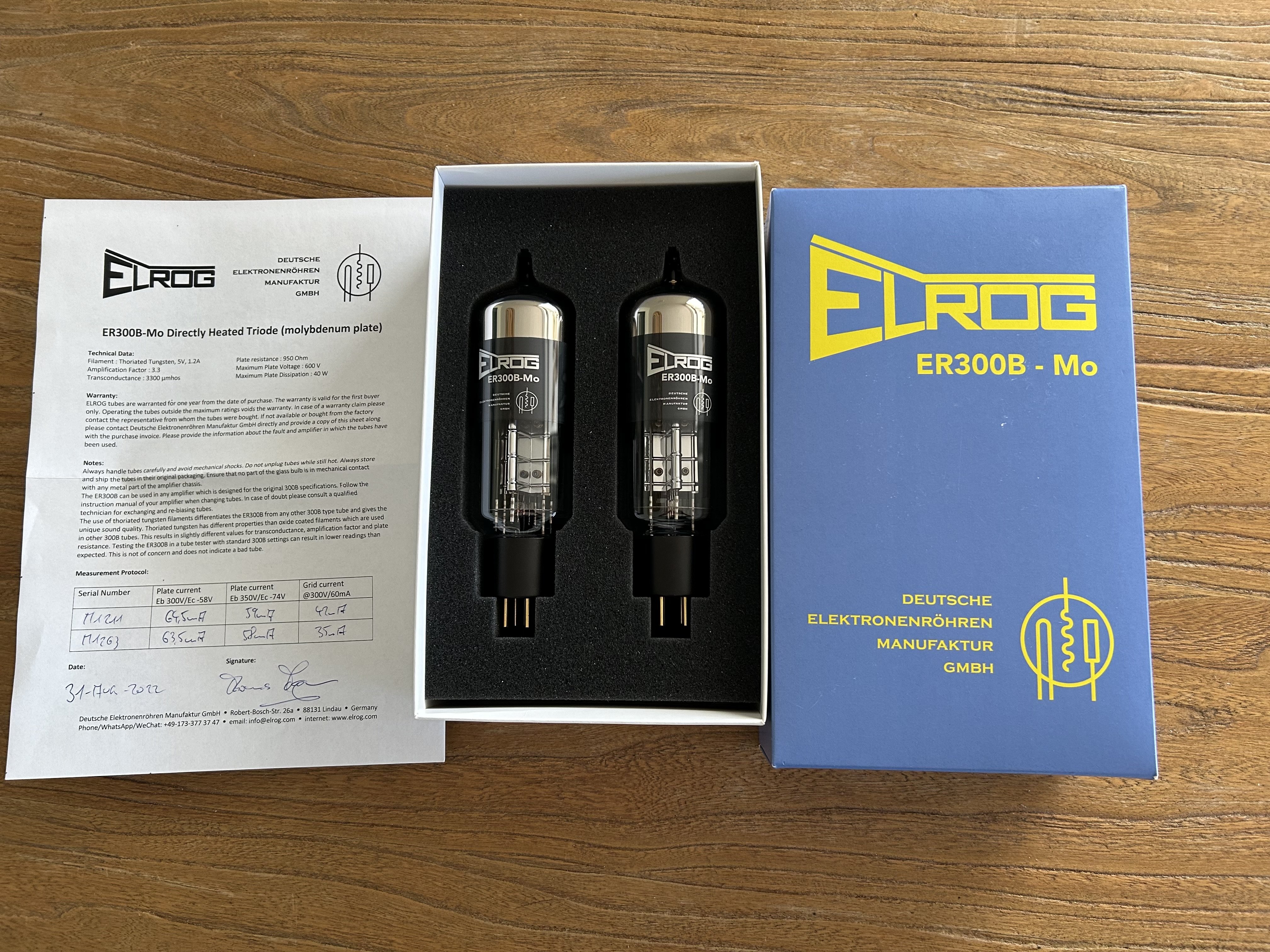 Elrog ER300B-Mo - Matched Pair in Box - Low Hours - Hi-Fi and Cinema ...