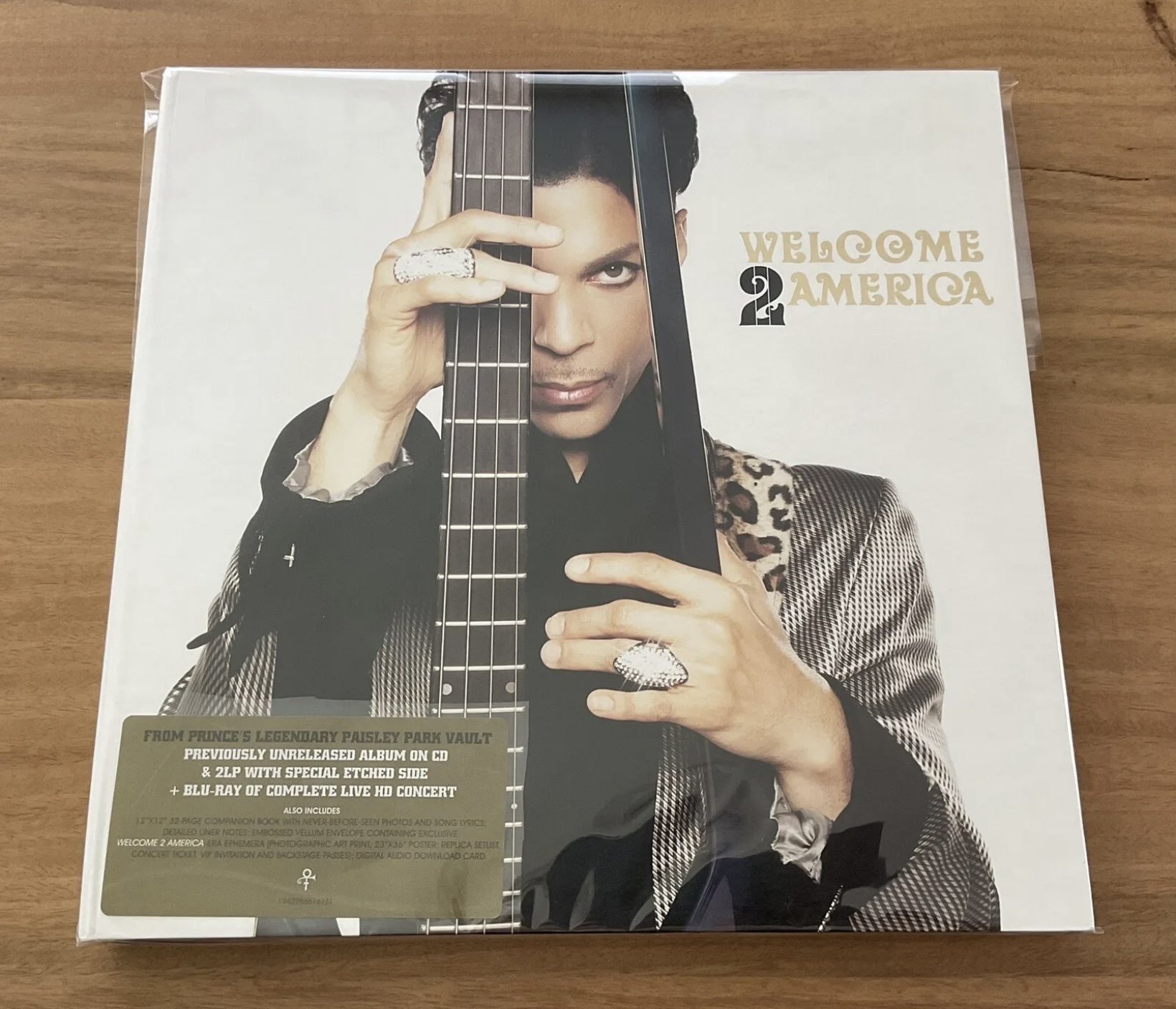 Prince “Welcome 2 America” Super Deluxe Vinyl 2 LP CD Bluray - Vinyl ...
