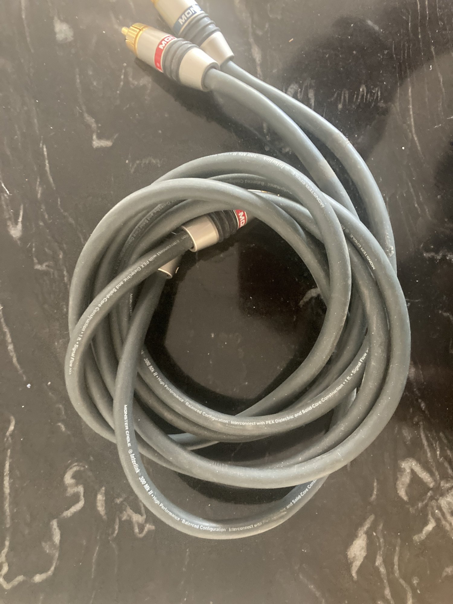 Monster Cable interlink 300 mk11 balanced config 1m rcas |﻿ Hi-Fi and ...