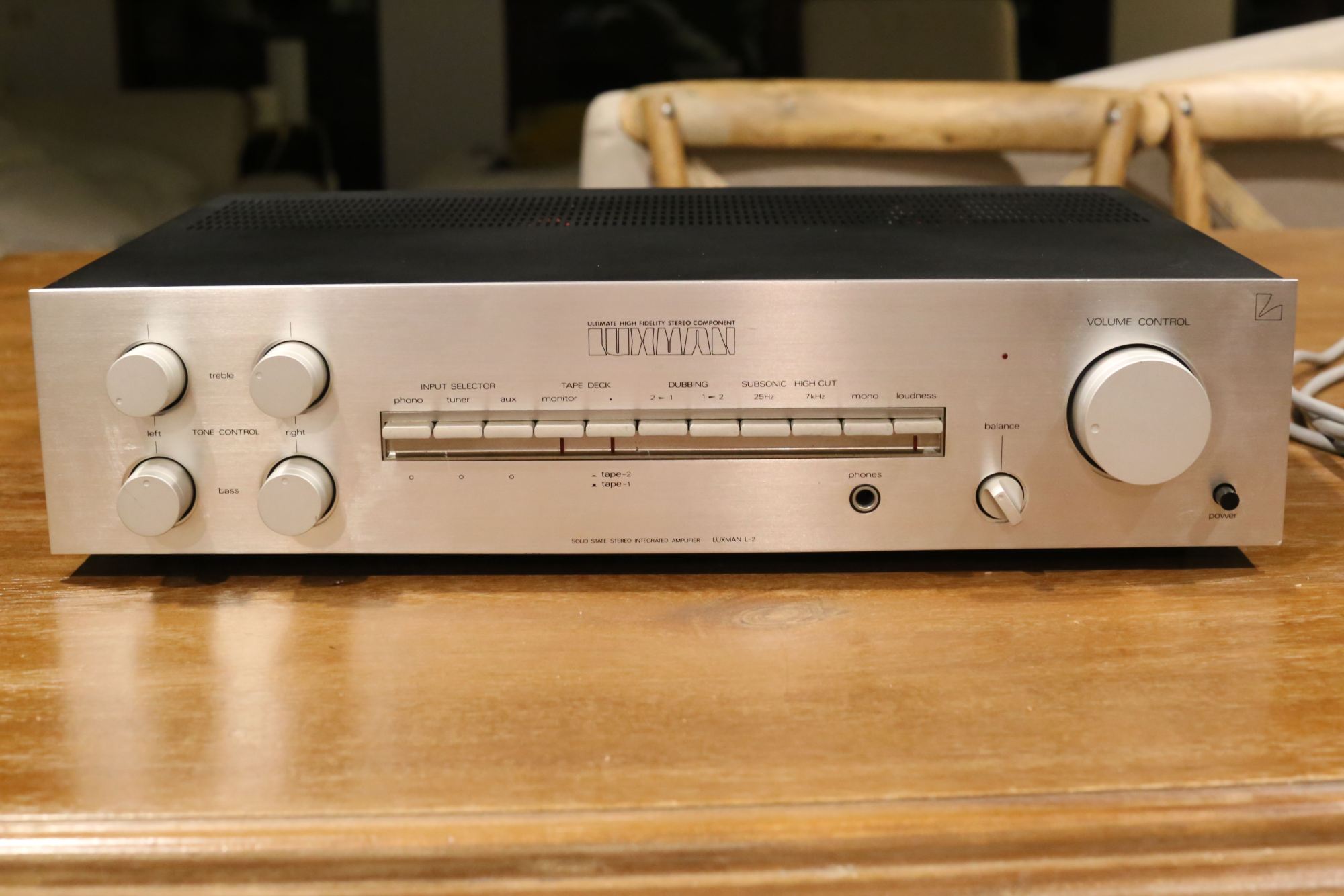 Luxman L2 Integrated Amplifier - Stereo, Home Cinema, Headphones ...