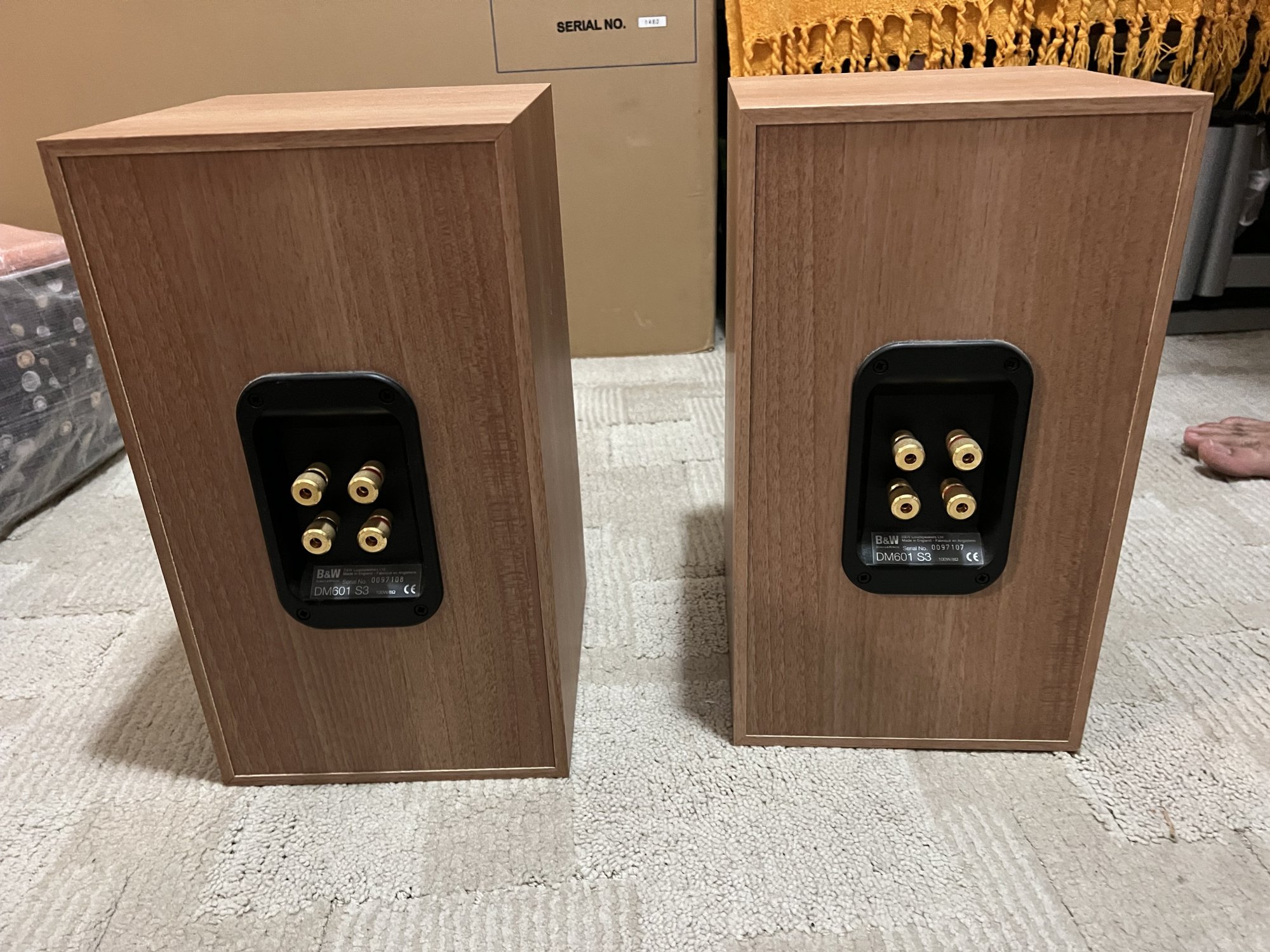 Brand, Model, and Type of Product B&W 601 S3 SPEAKERS - Stereo, Home ...