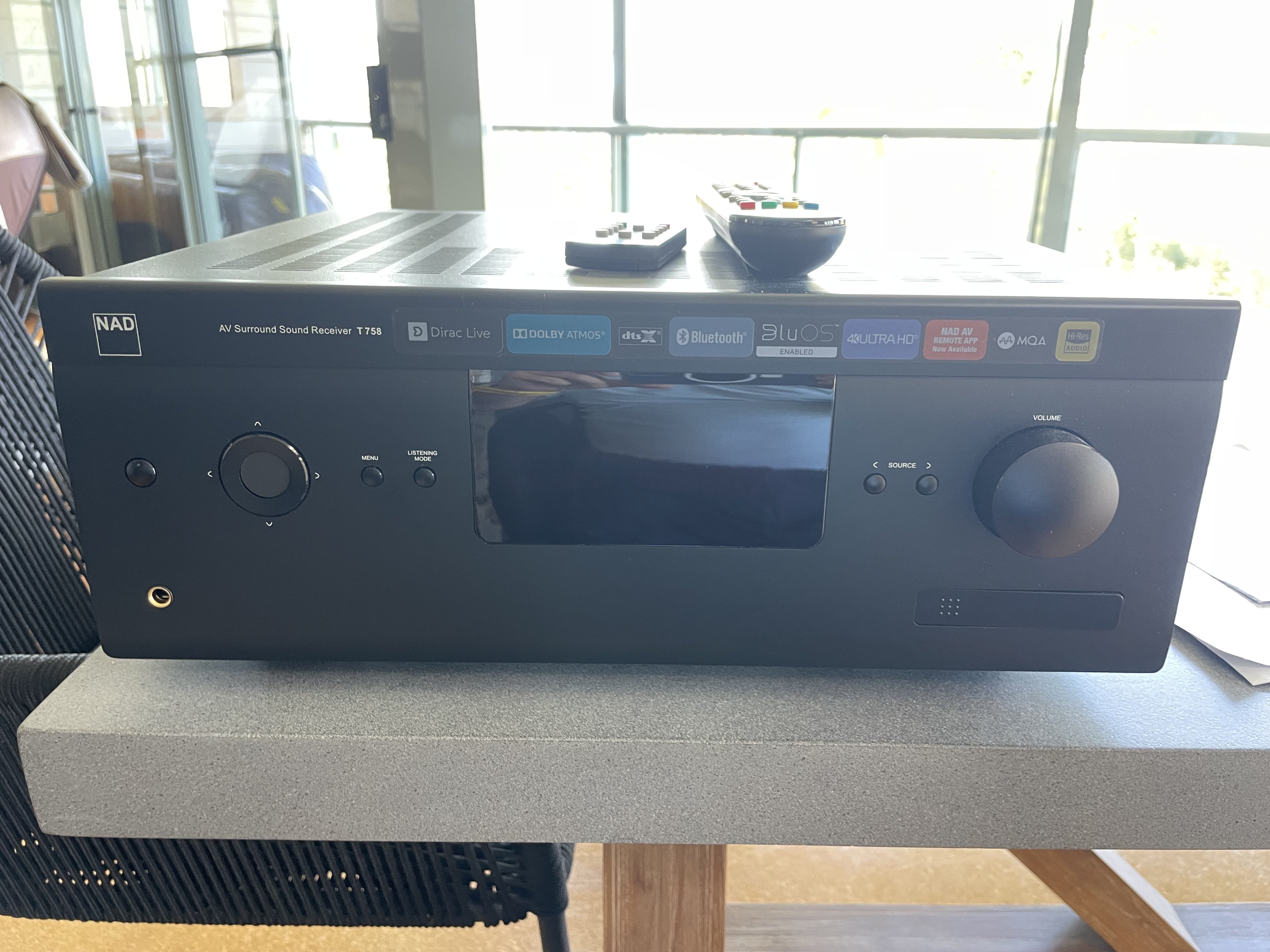 NAD T758 V3i AV Receiver with Dirac Live - Stereo, Home Cinema ...