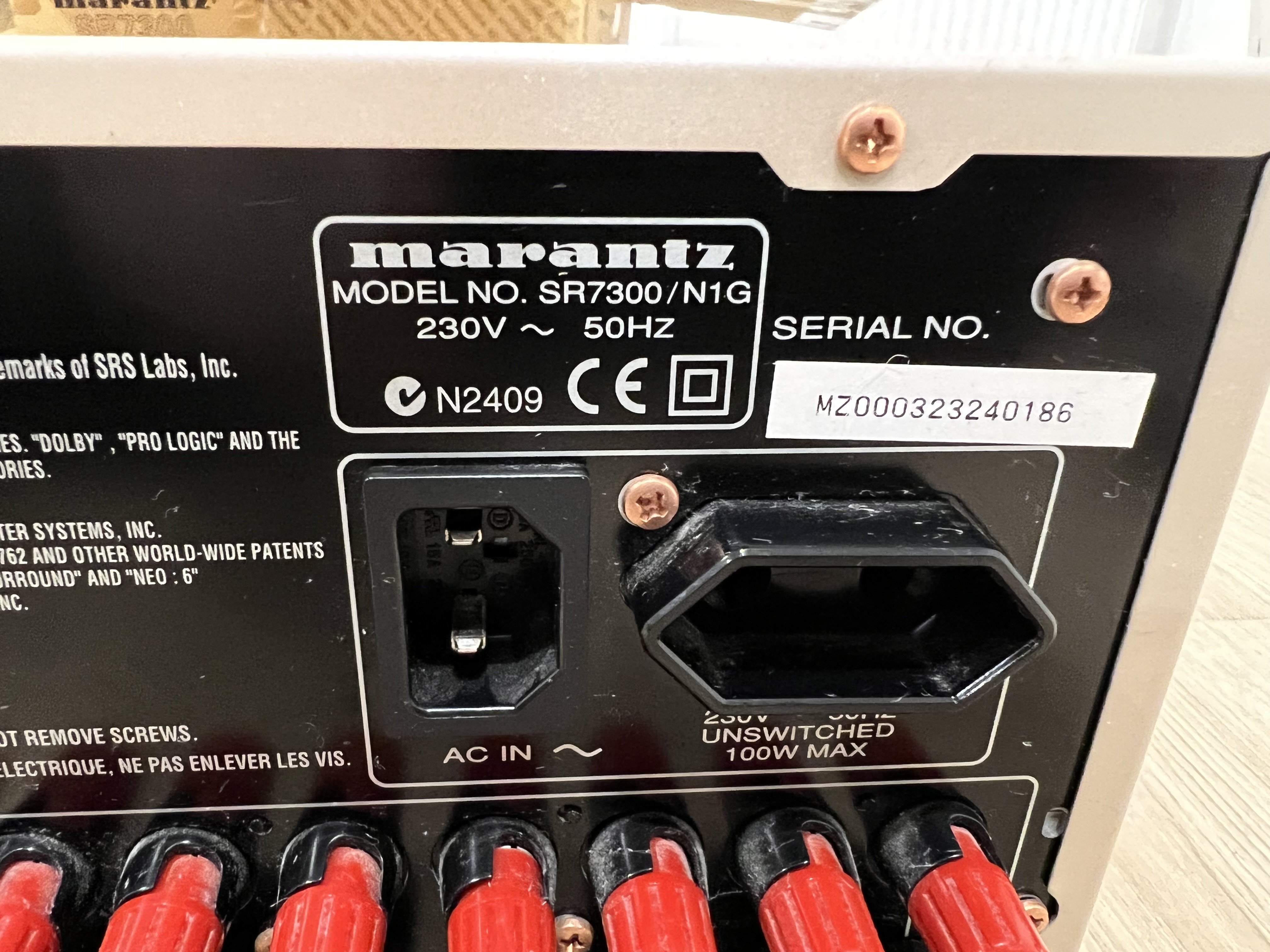 MARANTZ, AV SURROUND RECEIVER SR7300 |﻿ Stereo, Home Cinema, Headphones Components