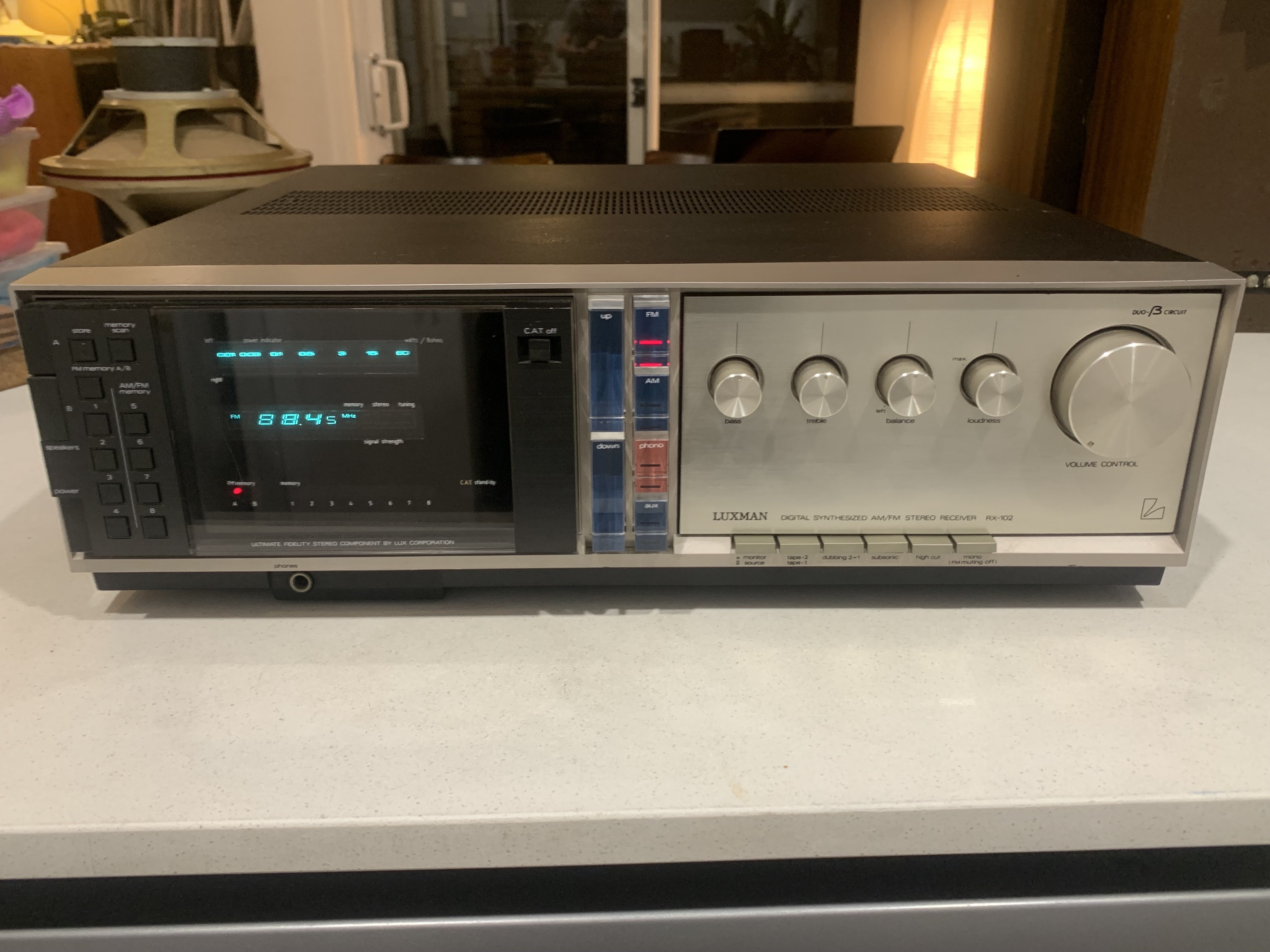 Luxman RX-102 'Suck-face' receiver - Stereo, Home Cinema, Headphones ...