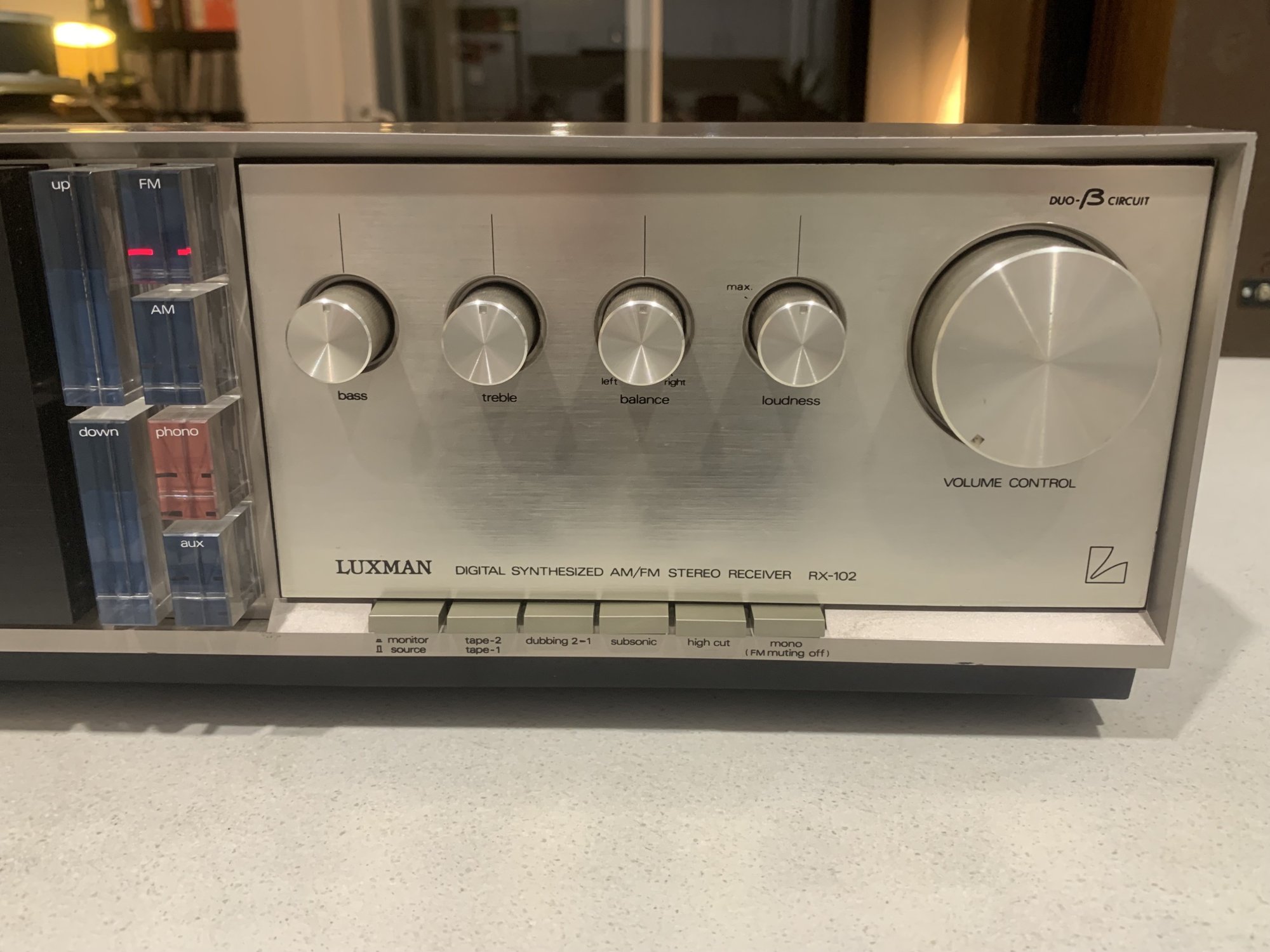 Luxman RX-102 'Suck-face' receiver - Stereo, Home Cinema, Headphones ...