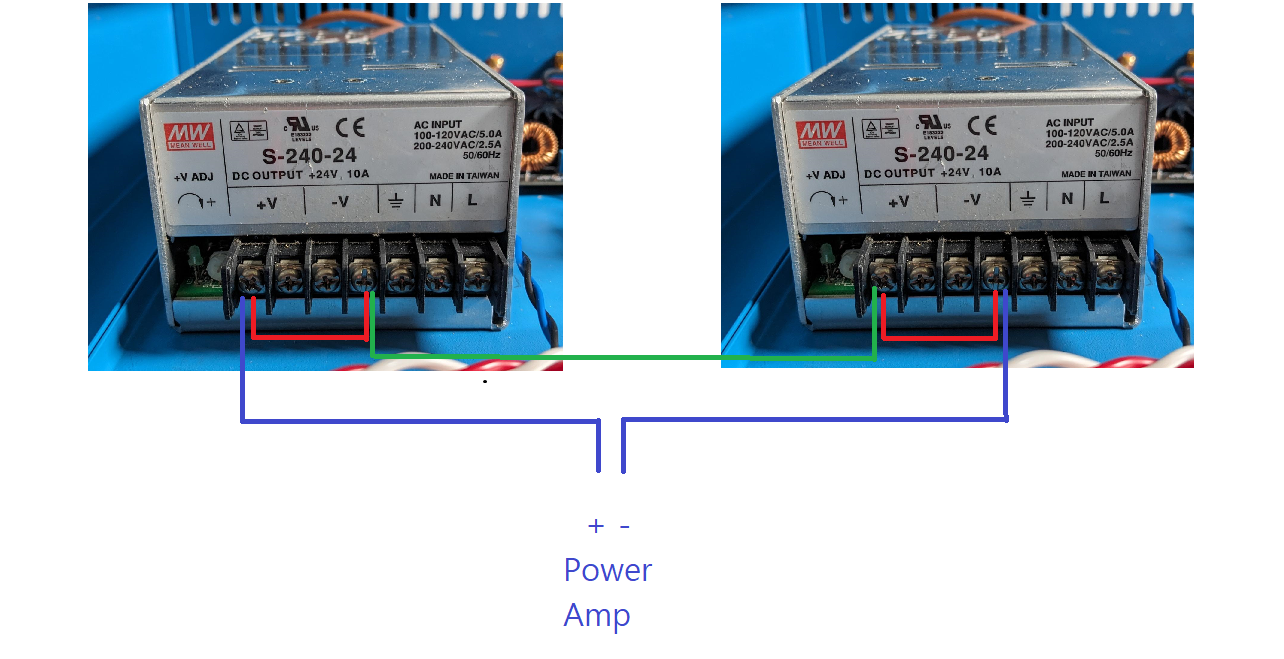 Can I connect two Meanwell PSU in series to up voltage? - DIY Audio ...