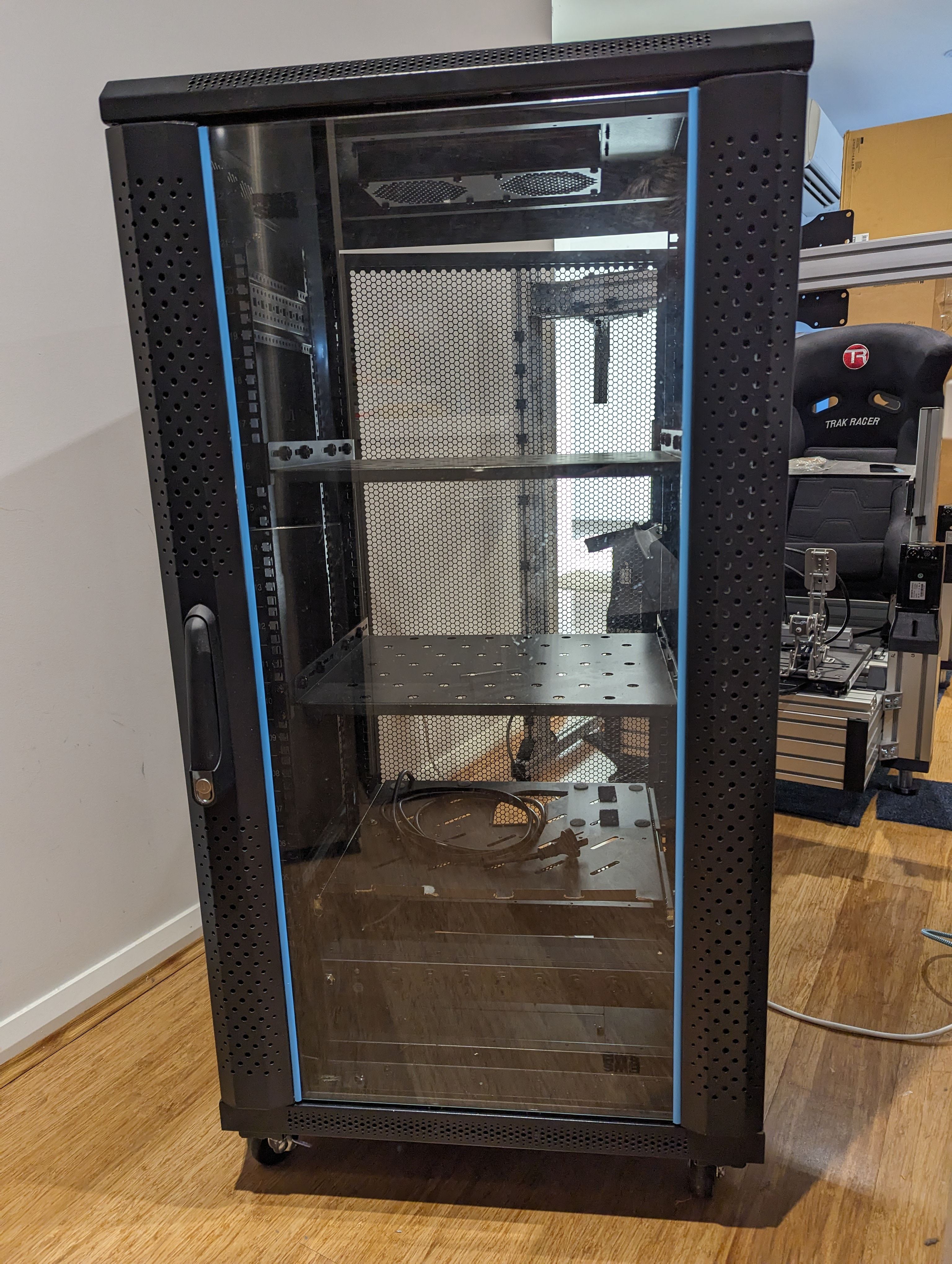 Half-height server rack (22RU) with accessories - Classifieds - All ...