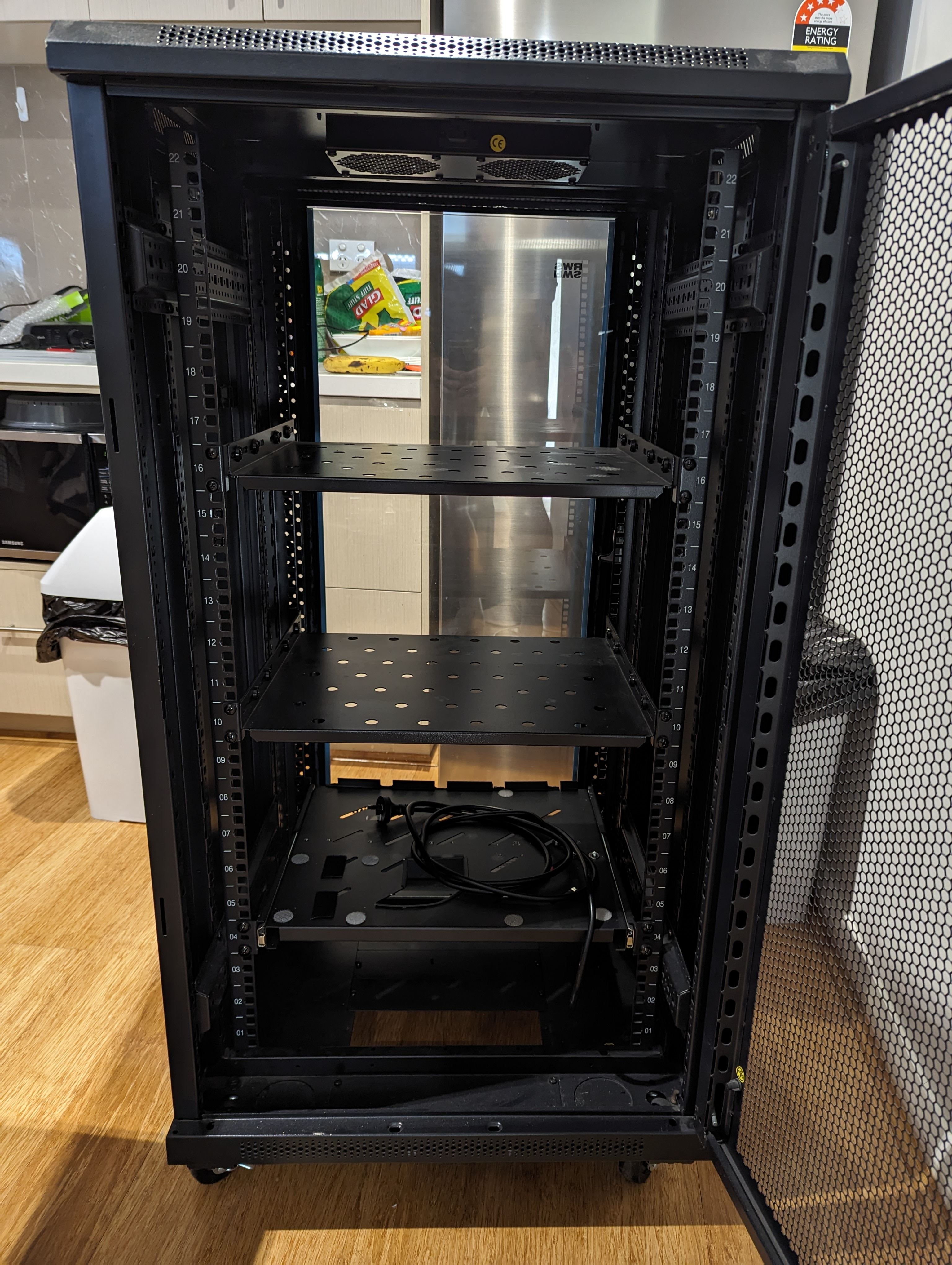 Half-height server rack (22RU) with accessories - Classifieds - All ...