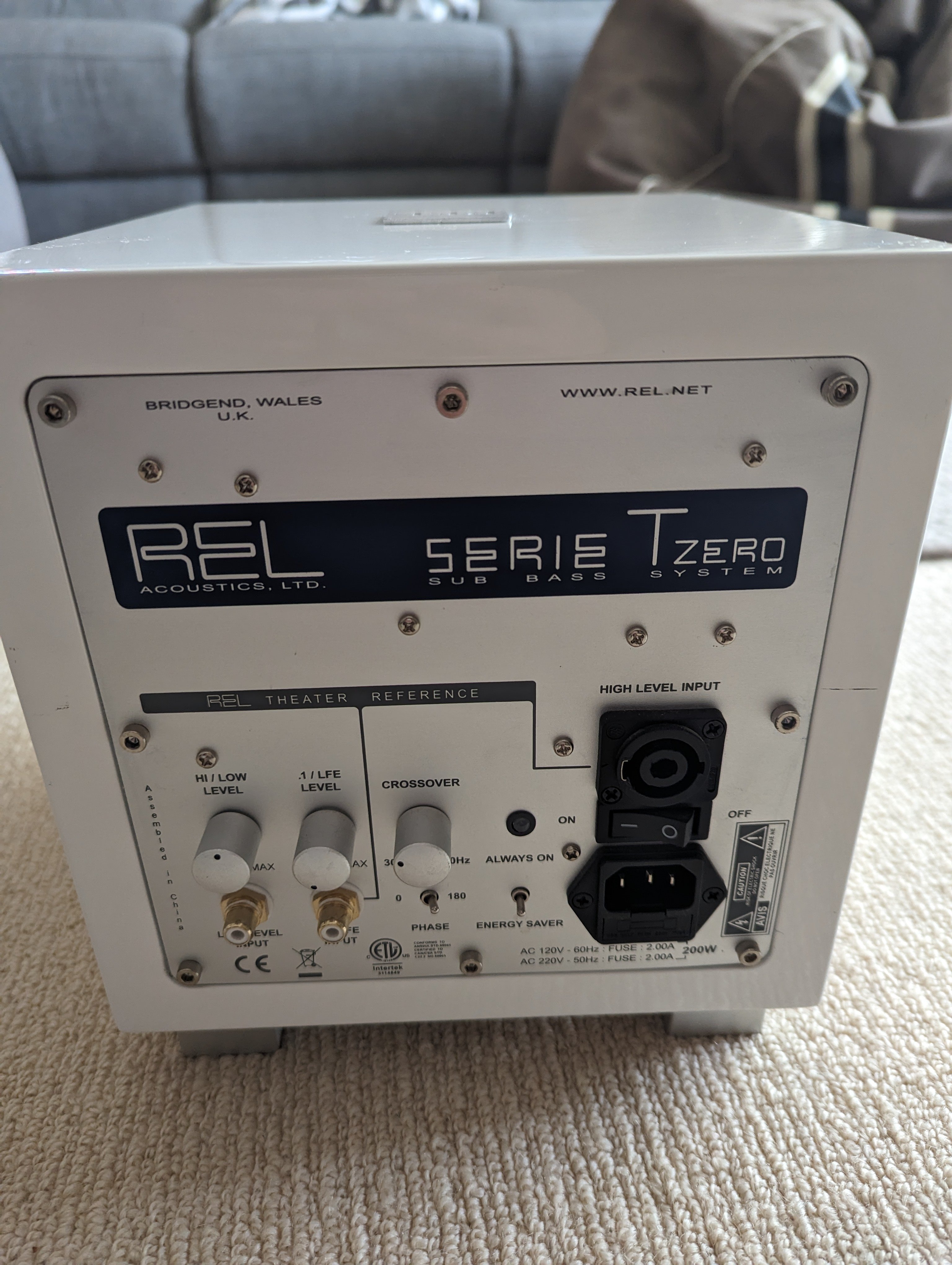 REL series Tzero subwoofer - Stereo, Home Cinema, Headphones Components - StereoNET